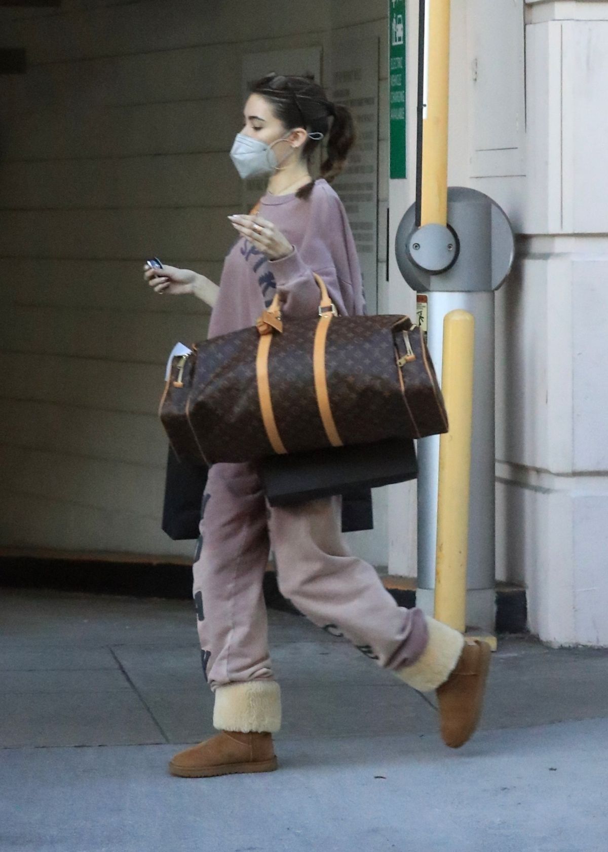 MADISON BEER Out for Christmas Shopping in Beverly Hills 12/21/2021 ...