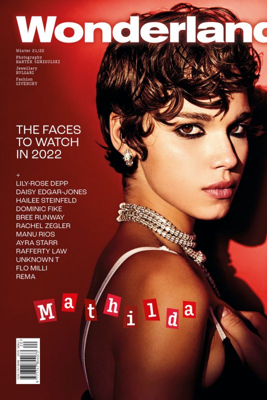 MATHILDA GVARLIANI on the Cover of Wonderland Magazine, Winter 21/22 ...