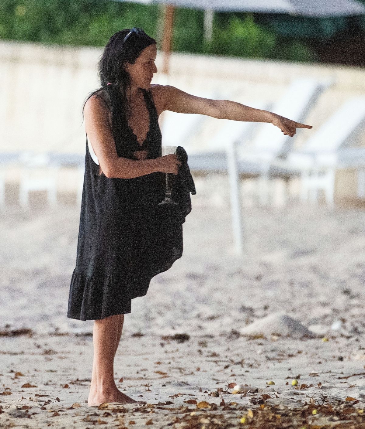 ANDREA CORR at Sandy Lane Hotel’s Beach in St. James Parish 01/04/2022 ...