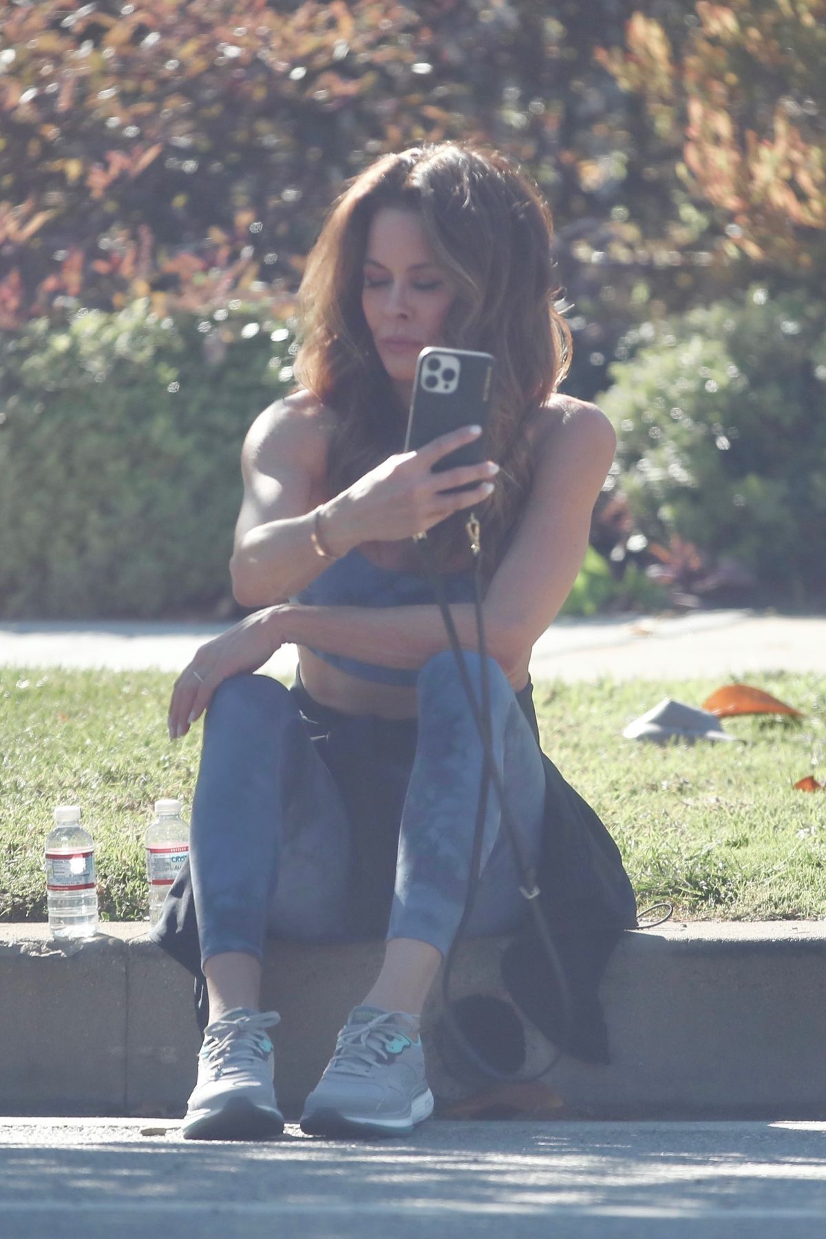 BROOKE BURKE at a Fitness-inspired Photoshoot in Beverly Hills 01/11 ...