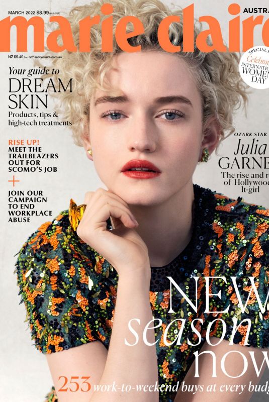 JULIA GARNER in Marie Claire Magazine, Australia March 2022 – HawtCelebs