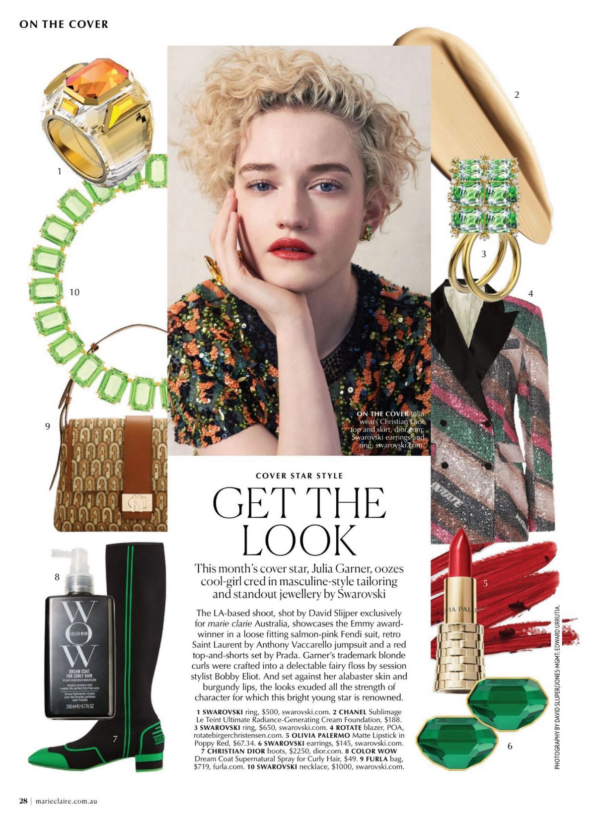 JULIA GARNER in Marie Claire Magazine, Australia March 2022 – HawtCelebs