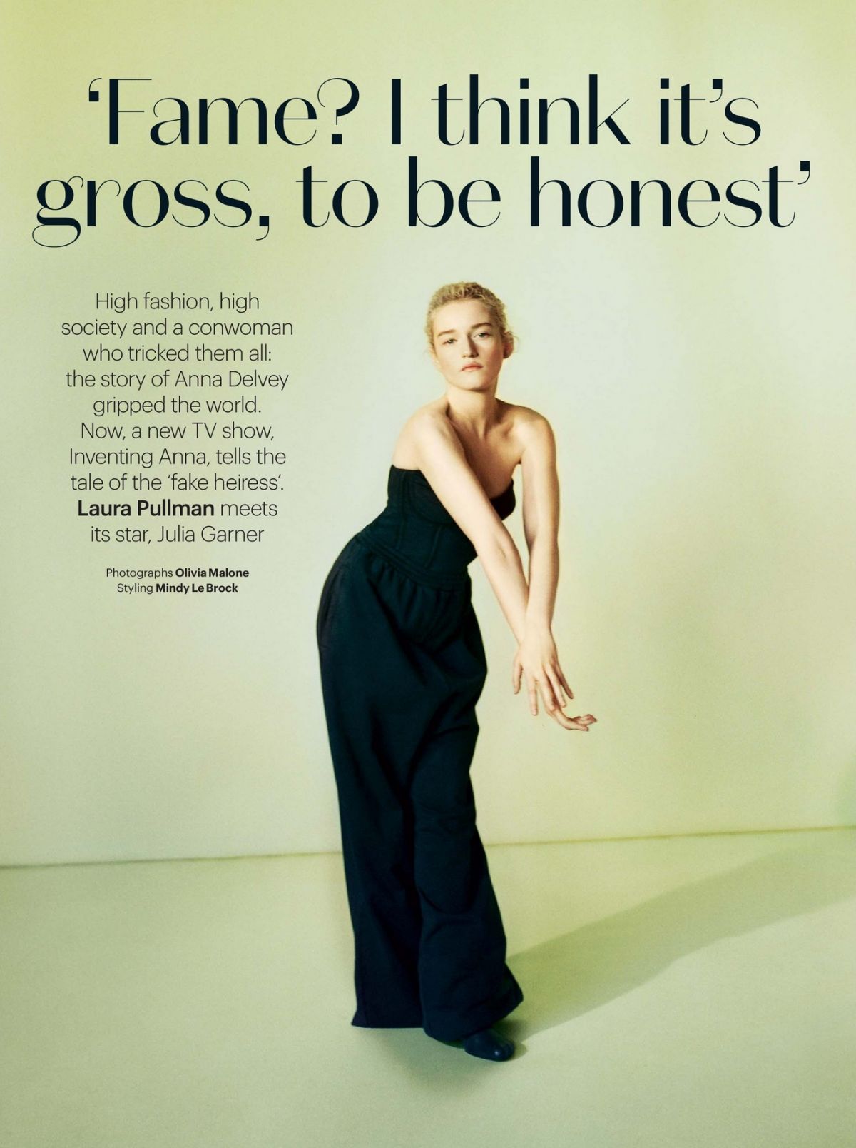 JULIA GARNER in The Sunday Times Style Magazine, February 2022 – HawtCelebs