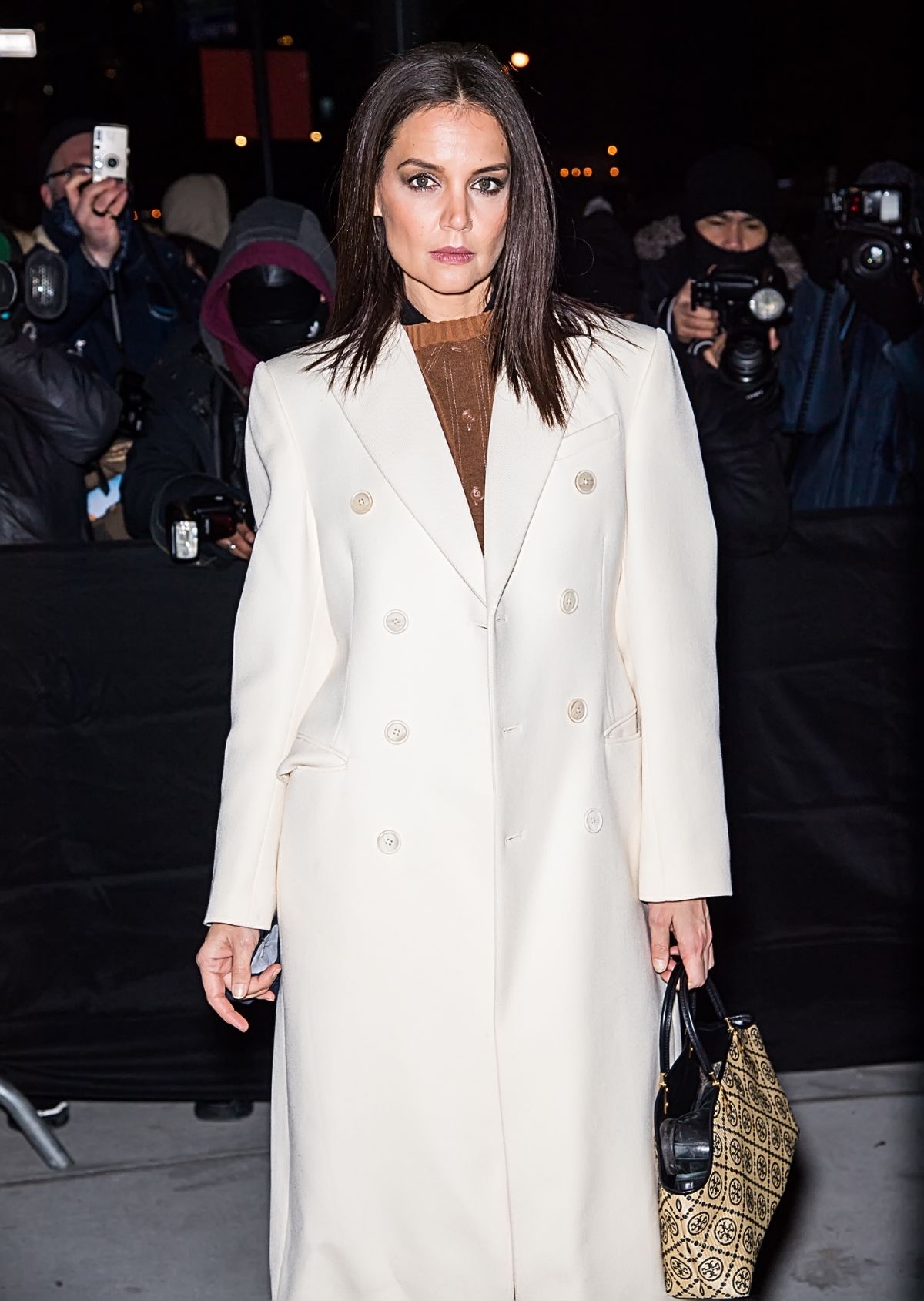 KATIE HOLMES at Tory Burch Fashion Show at NYFW in New York 02/14/2022 ...
