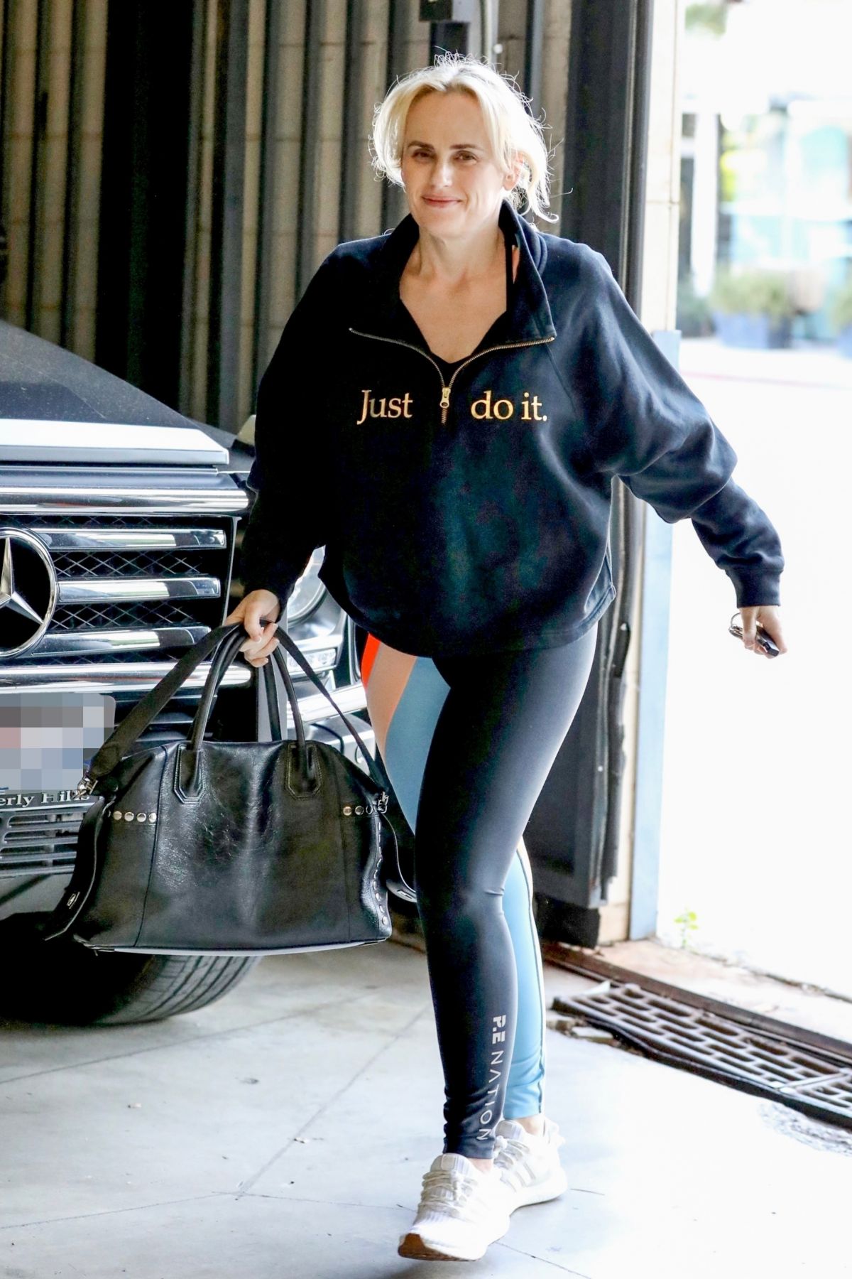 REBEL WILSON Heading to Workout Session in Beverly Hills 02/21/2022 ...