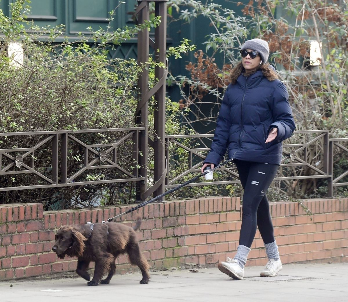ZAWE ASHTON Out with her Dog Bobby in London 01/28/2022 – HawtCelebs