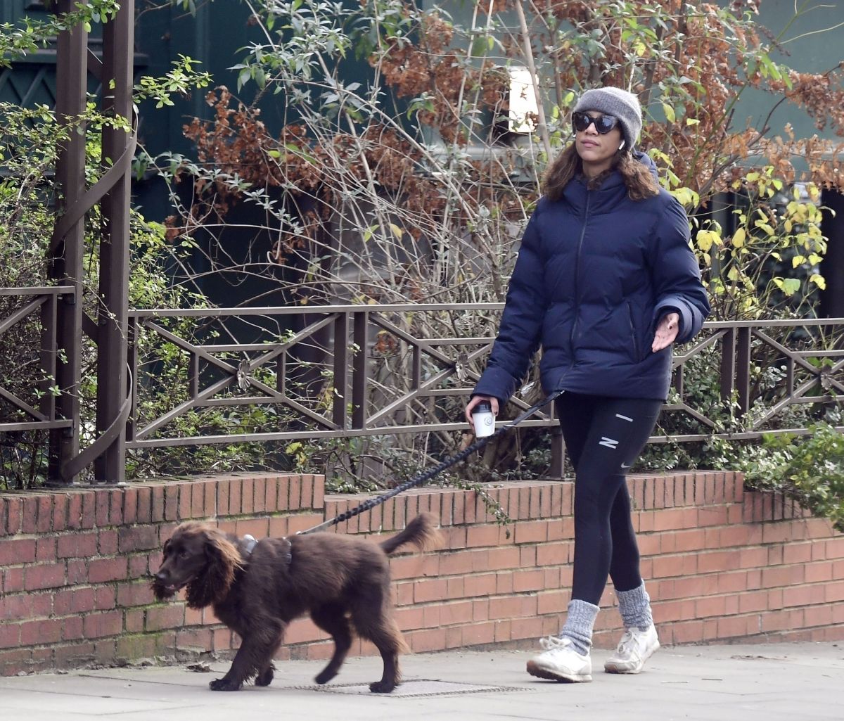 ZAWE ASHTON Out with her Dog Bobby in London 01/28/2022 – HawtCelebs