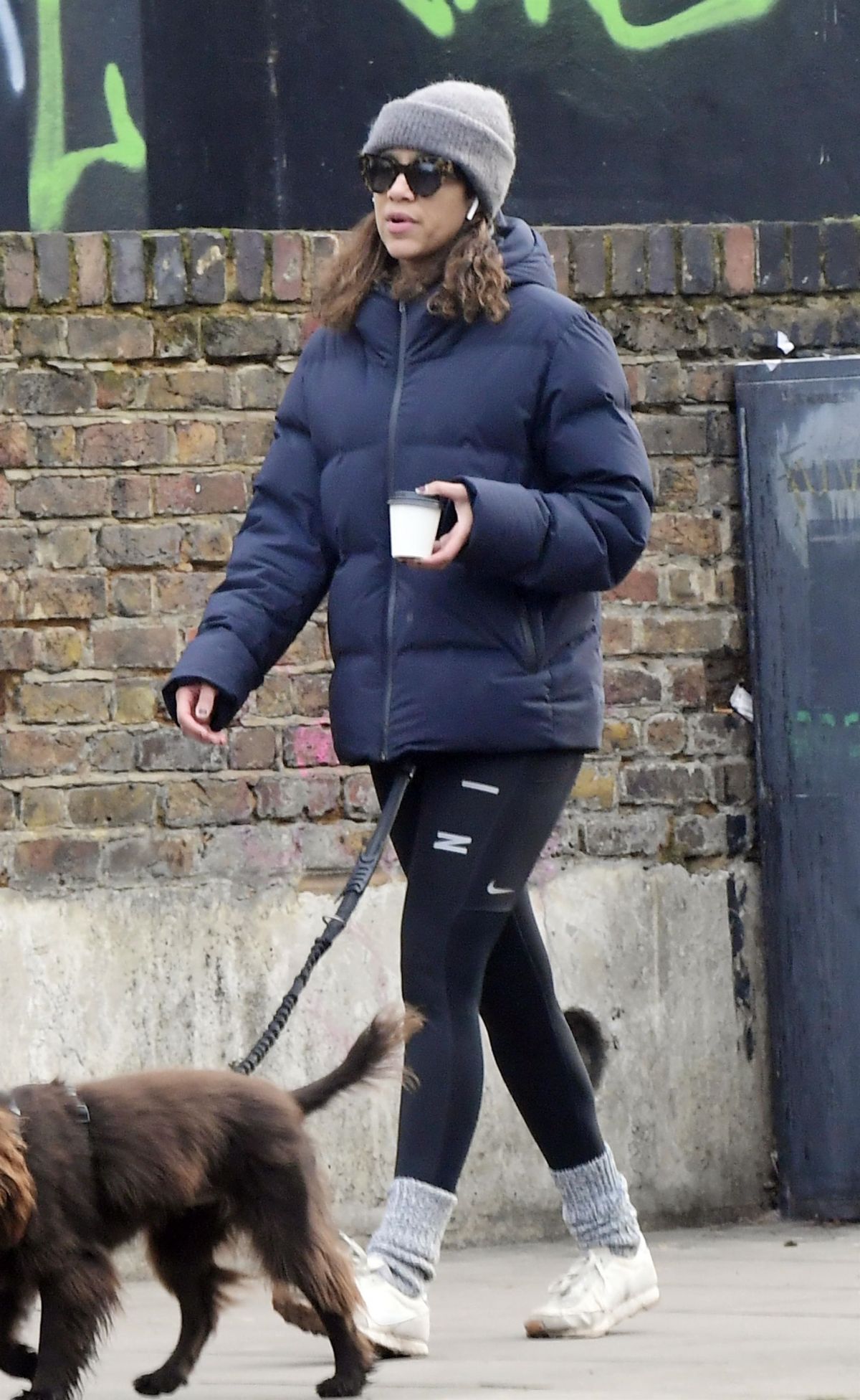 ZAWE ASHTON Out with her Dog Bobby in London 01/28/2022 – HawtCelebs