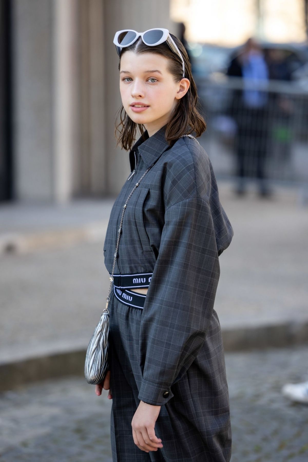 EVER GABO ANDERSON at Miu Miu Show at Paris Fashion Week 03/08/2022 ...