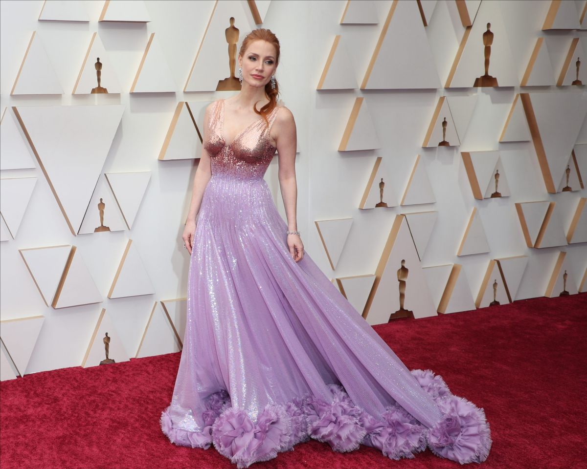 JESSICA CHASTAIN at 94th Annual Academy Awards at Dolby Theatre in Los ...