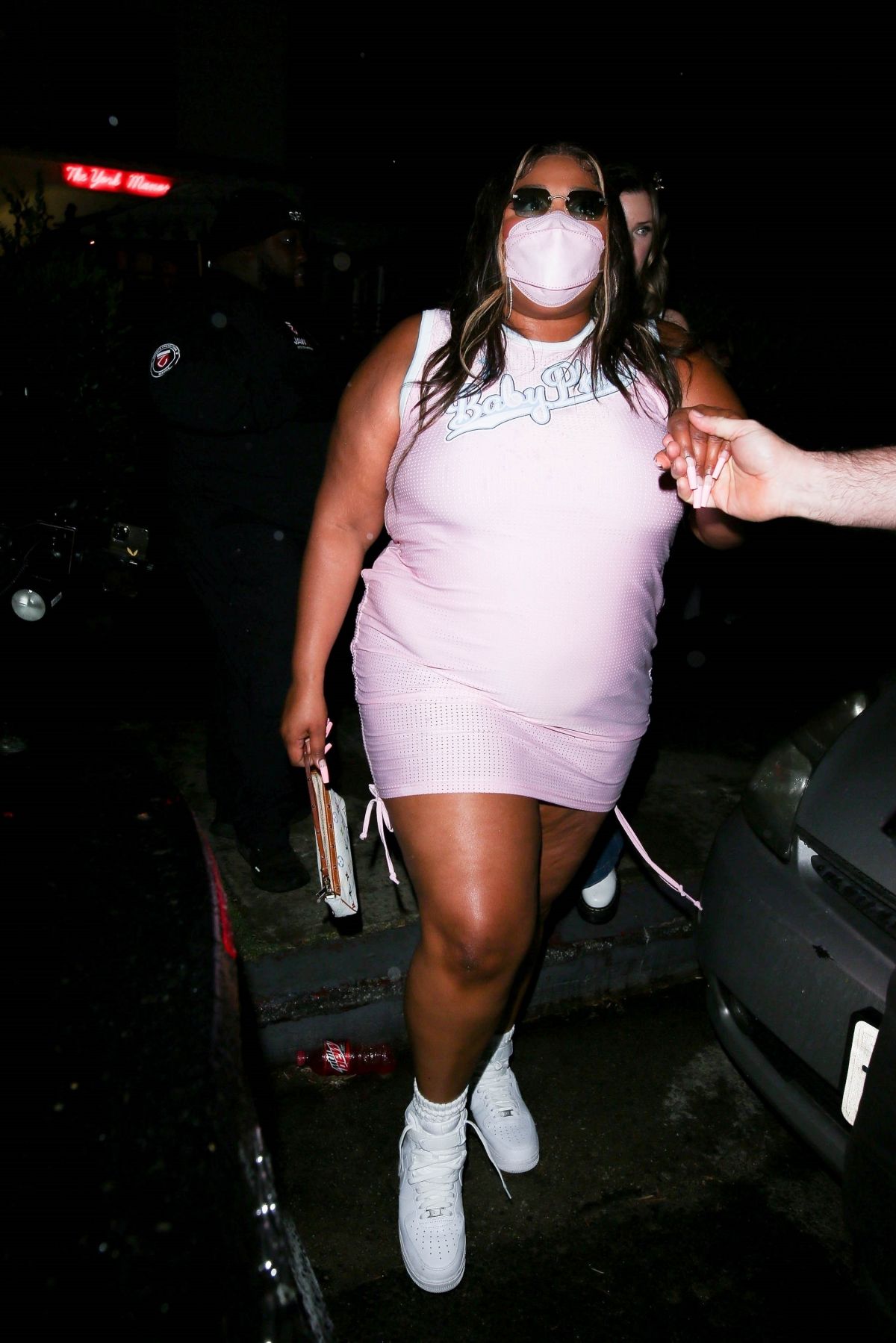 LIZZO Arrives at Benny Blanco’s 34th Birthday Party in West Hollywood ...