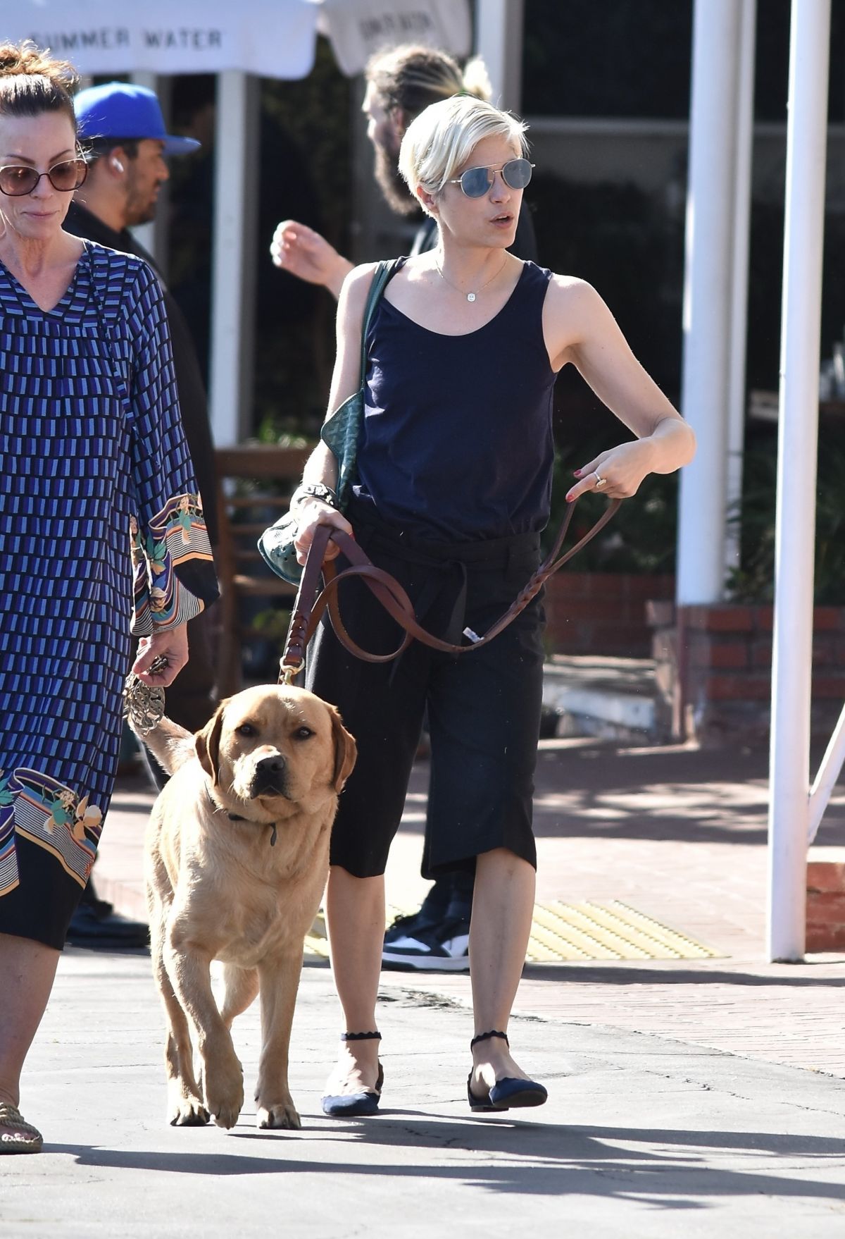 SELMA BLAIR Out for Lunch with Her Service Dog in Los Angeles 03/18 ...