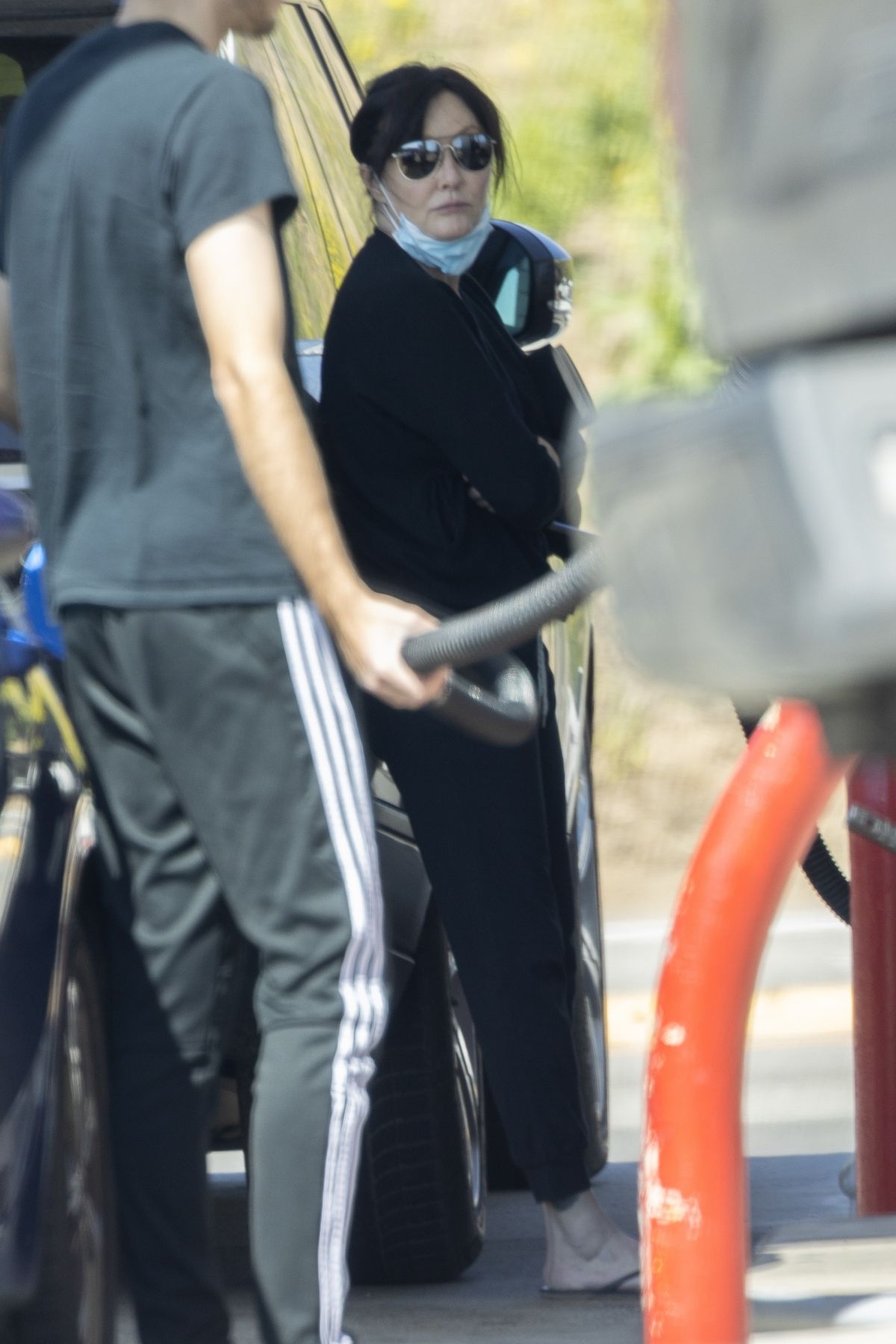 SHANNE DOHERTY at a Gas Station in Malibu 03/09/2022 – HawtCelebs