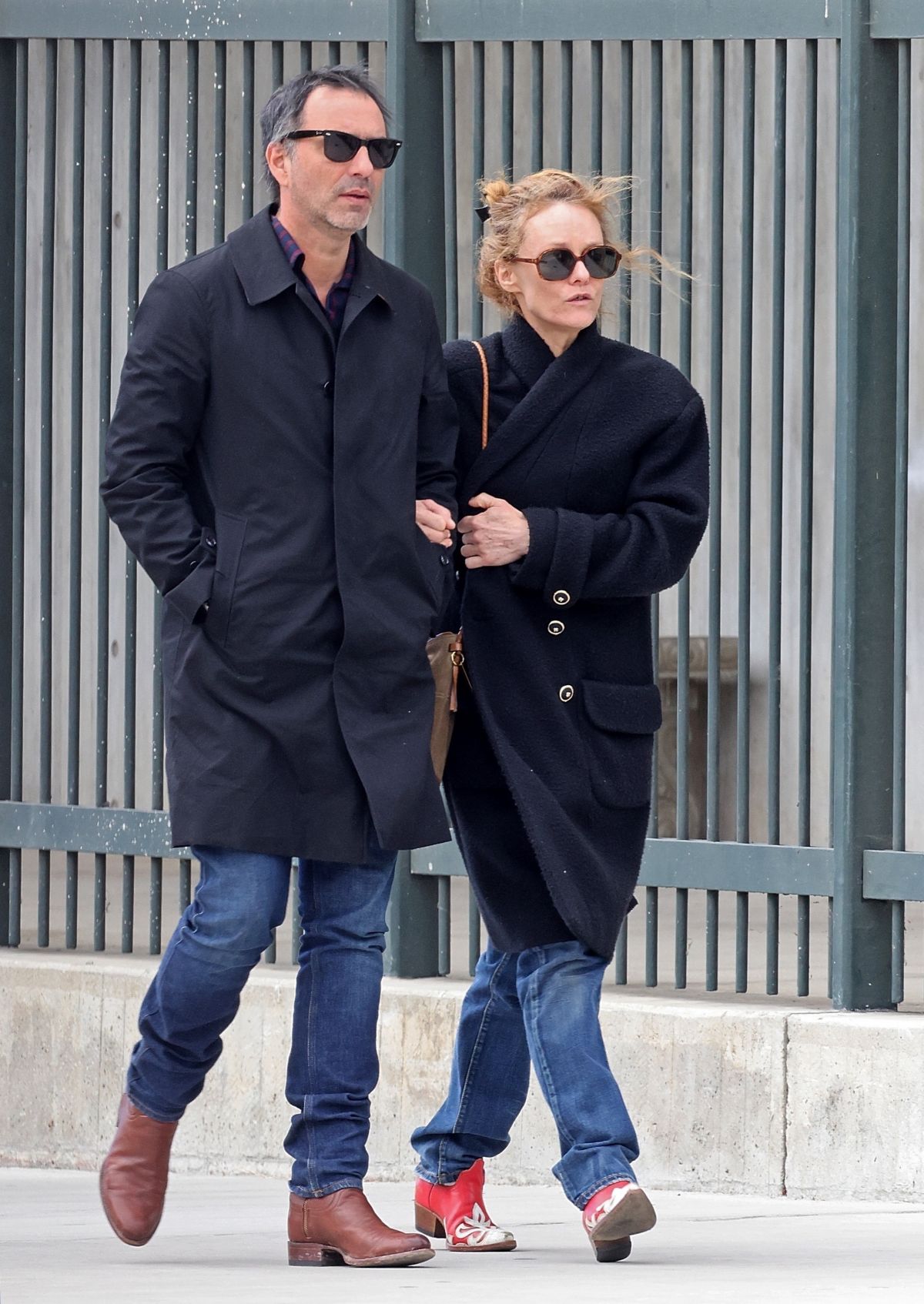 VANESSA PARADIS and Samuel Benchetrit Out in Studio City 03/04/2022 ...