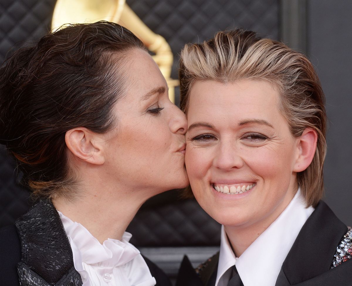 BRANDI MARIE and CATHERINE CARLILE at 64th Annual Grammy Awards in Las ...