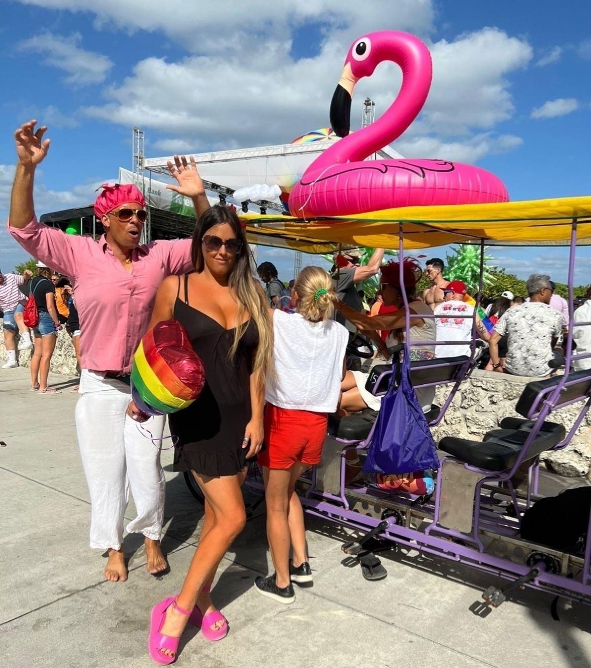 CLAUDIA ROMANI at Miami Beach Gay Pride 04/10/2022 – HawtCelebs