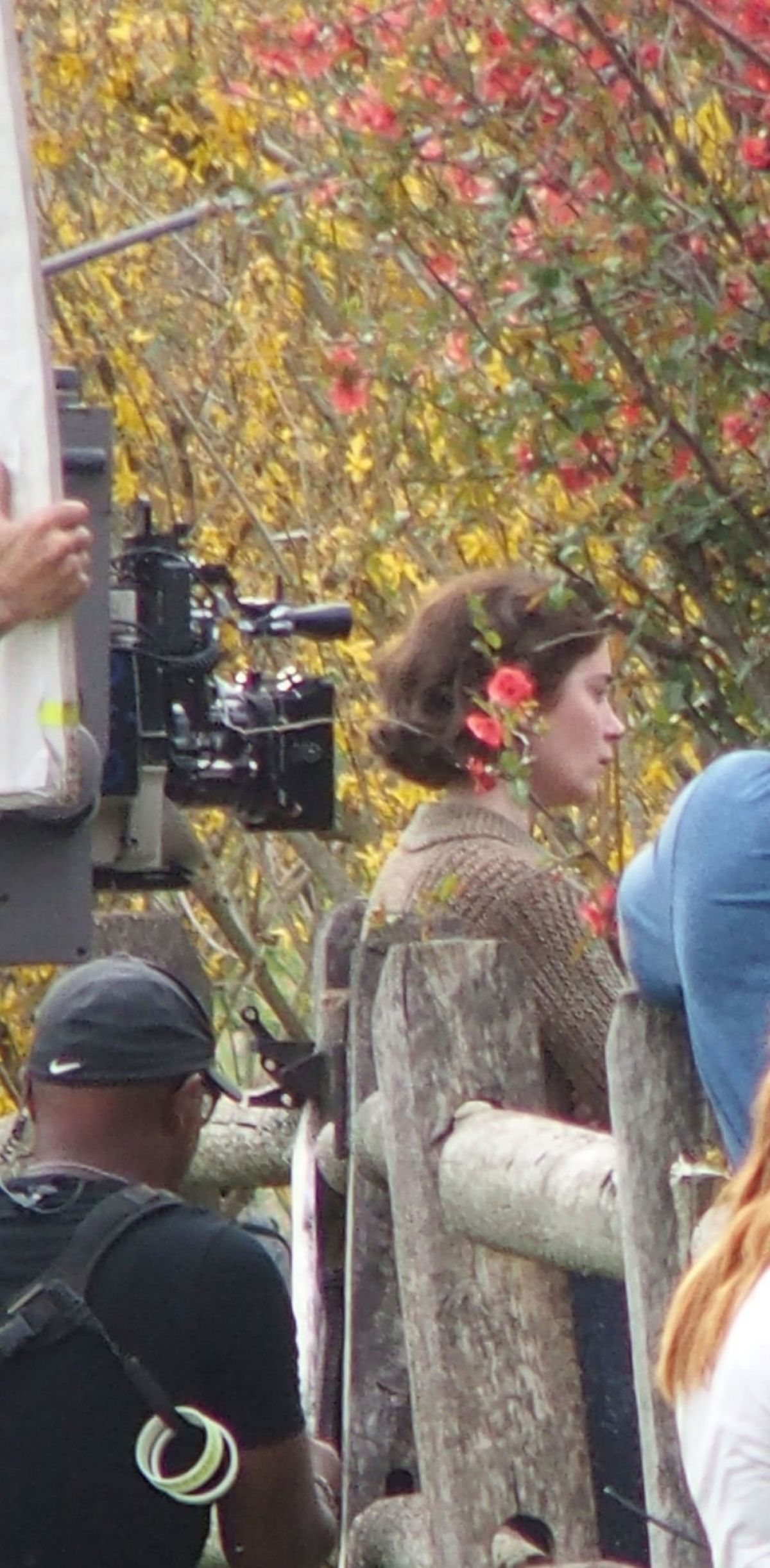 EMILY BLUNT on the Set of Oppenheimer in Princeton 04/13/2022 – HawtCelebs
