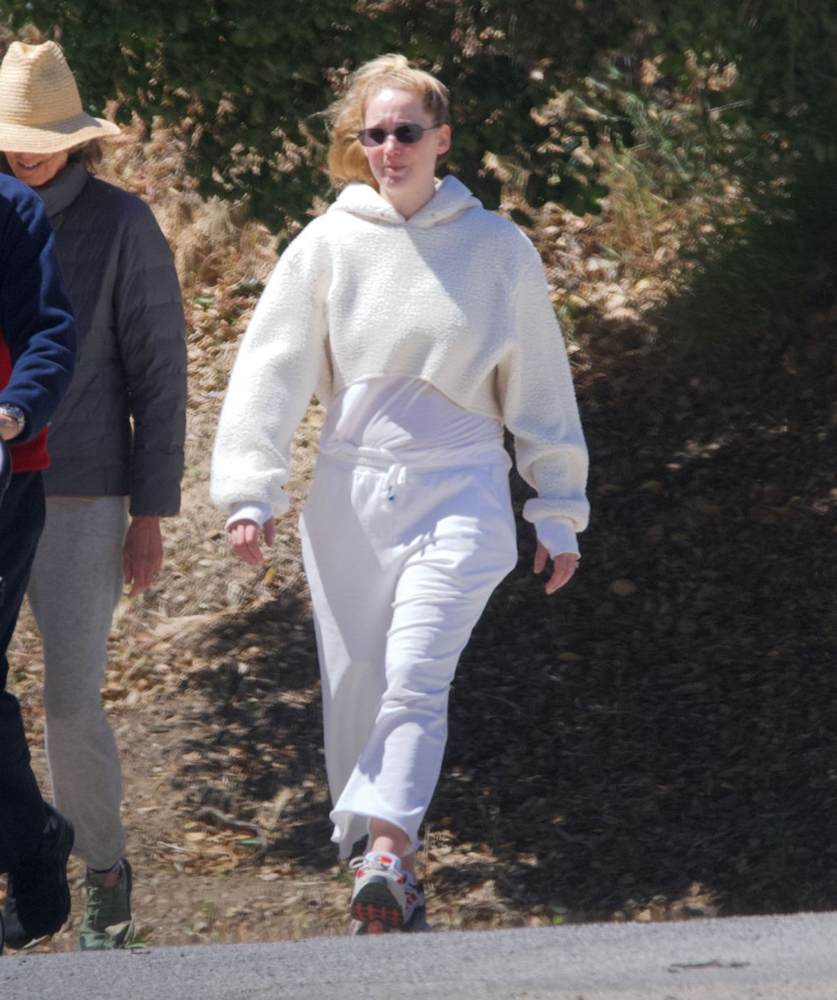 JENNIFER LAWRENCE and Cooke Maroney Out Hiking with Their Baby in Los ...