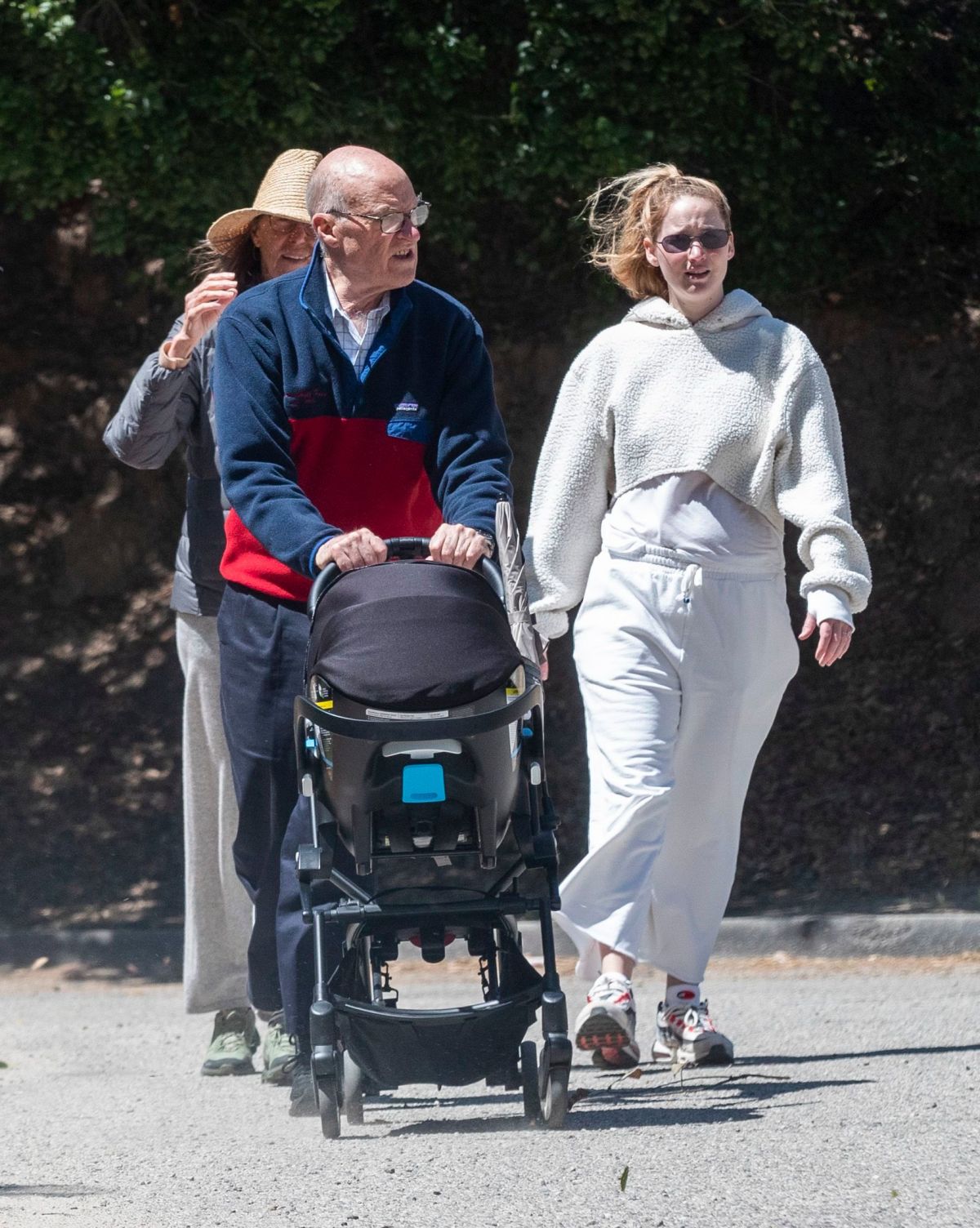 JENNIFER LAWRENCE and Cooke Maroney Out Hiking with Their Baby in Los ...