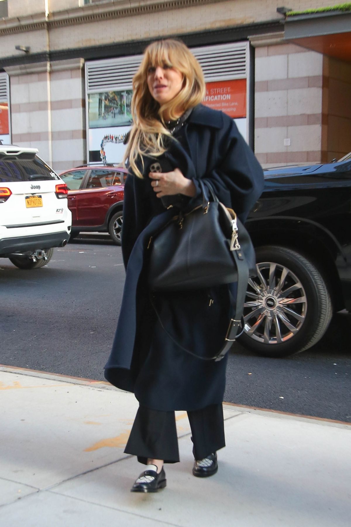 KALEY CUOCO Arrives at Andy Cohen Studios in New York 04/20/2022 ...