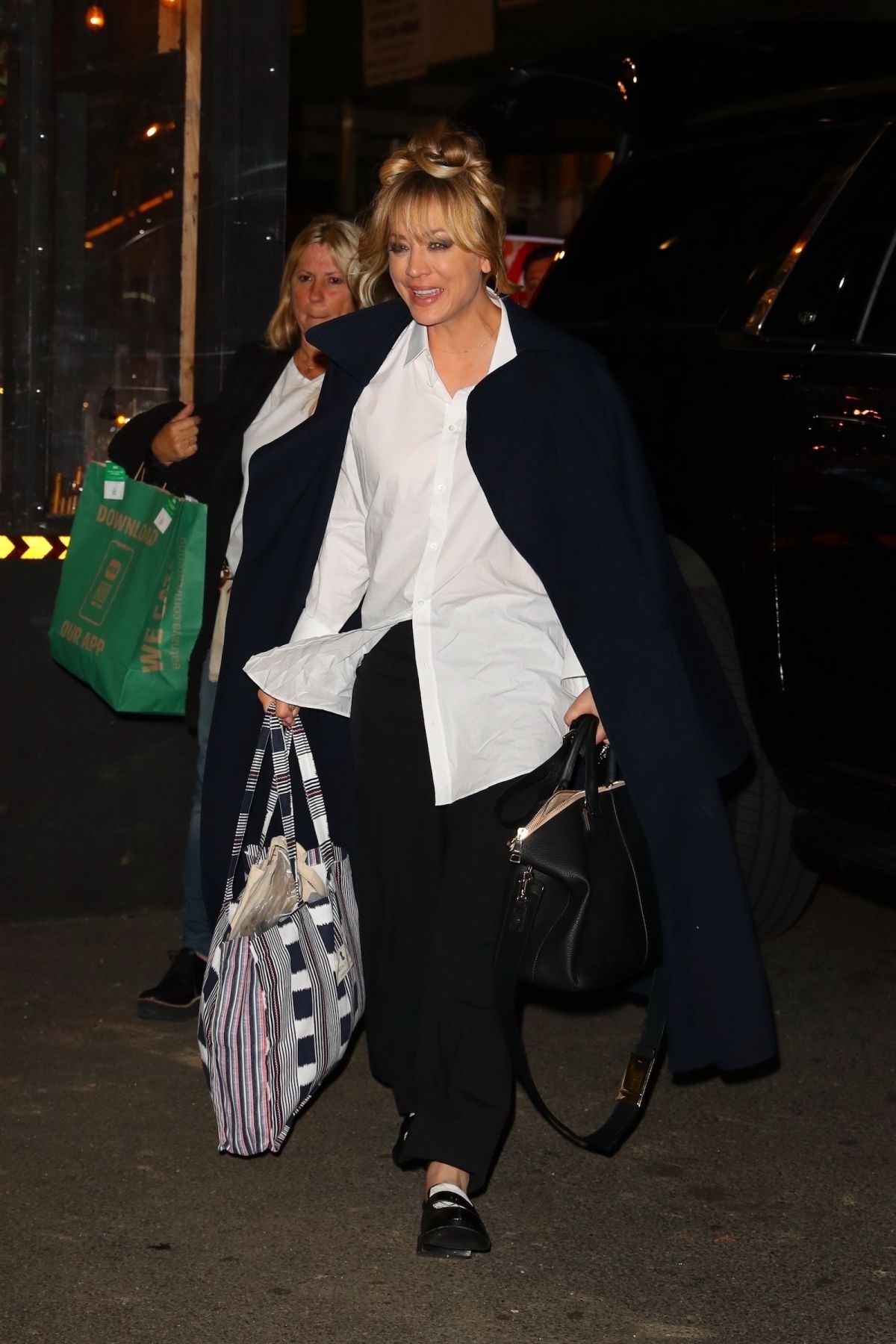 KALEY CUOCO Leaves Watch What Happens Live in New York 04/20/2022 ...