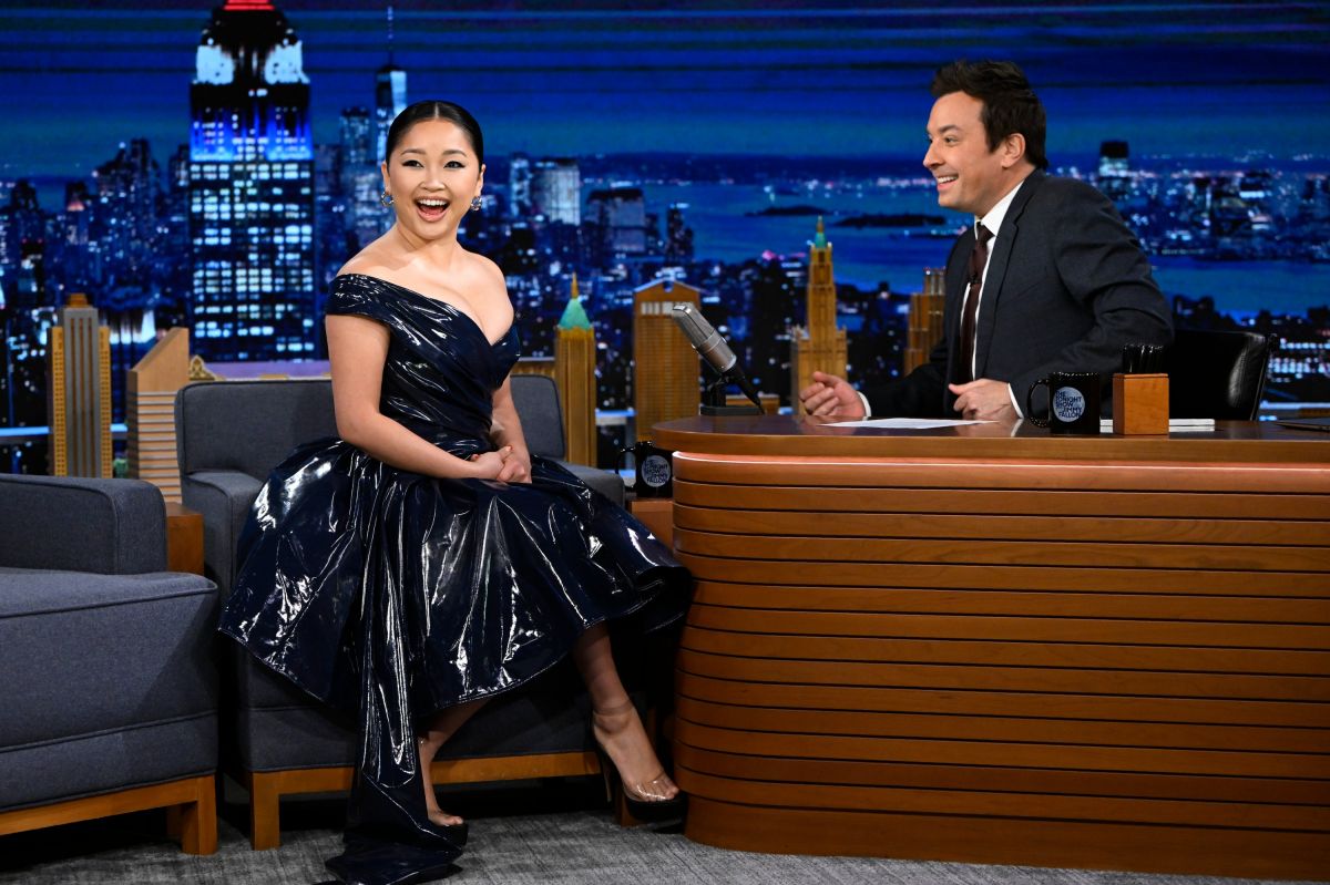 LANA CONDOR at Tonight Show Starring Jimmy Fallon 03/29/2022 – HawtCelebs