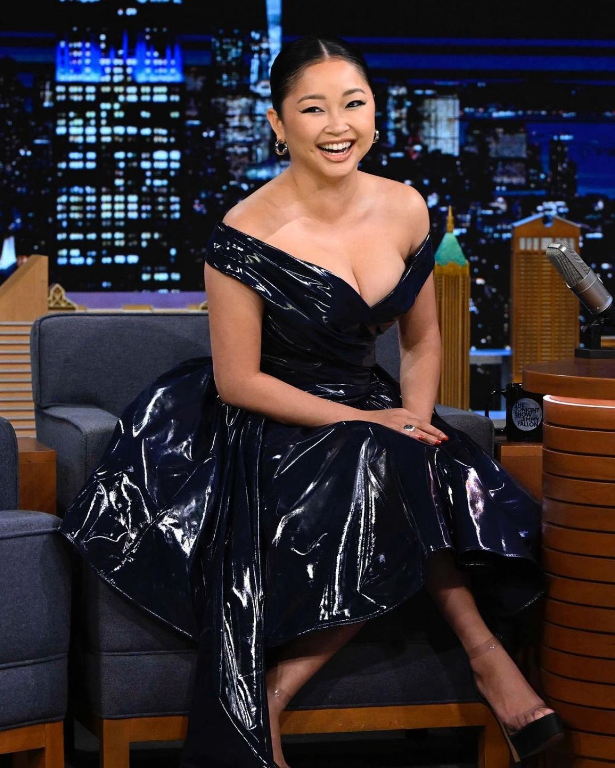 LANA CONDOR at Tonight Show Starring Jimmy Fallon 03/29/2022 – HawtCelebs