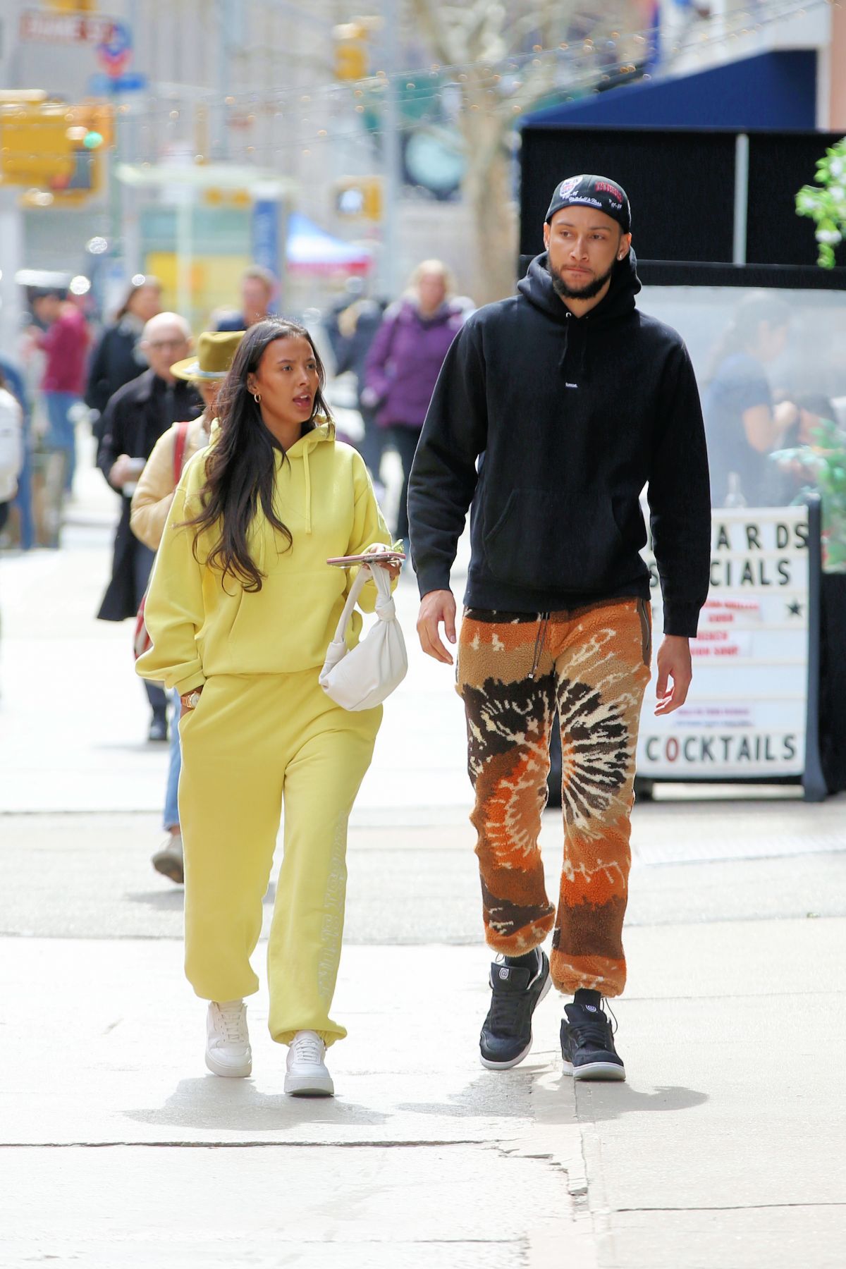 MAYA JAMA and Ben Simmon Out for Lunch Date at Edward’s in New York 04 ...