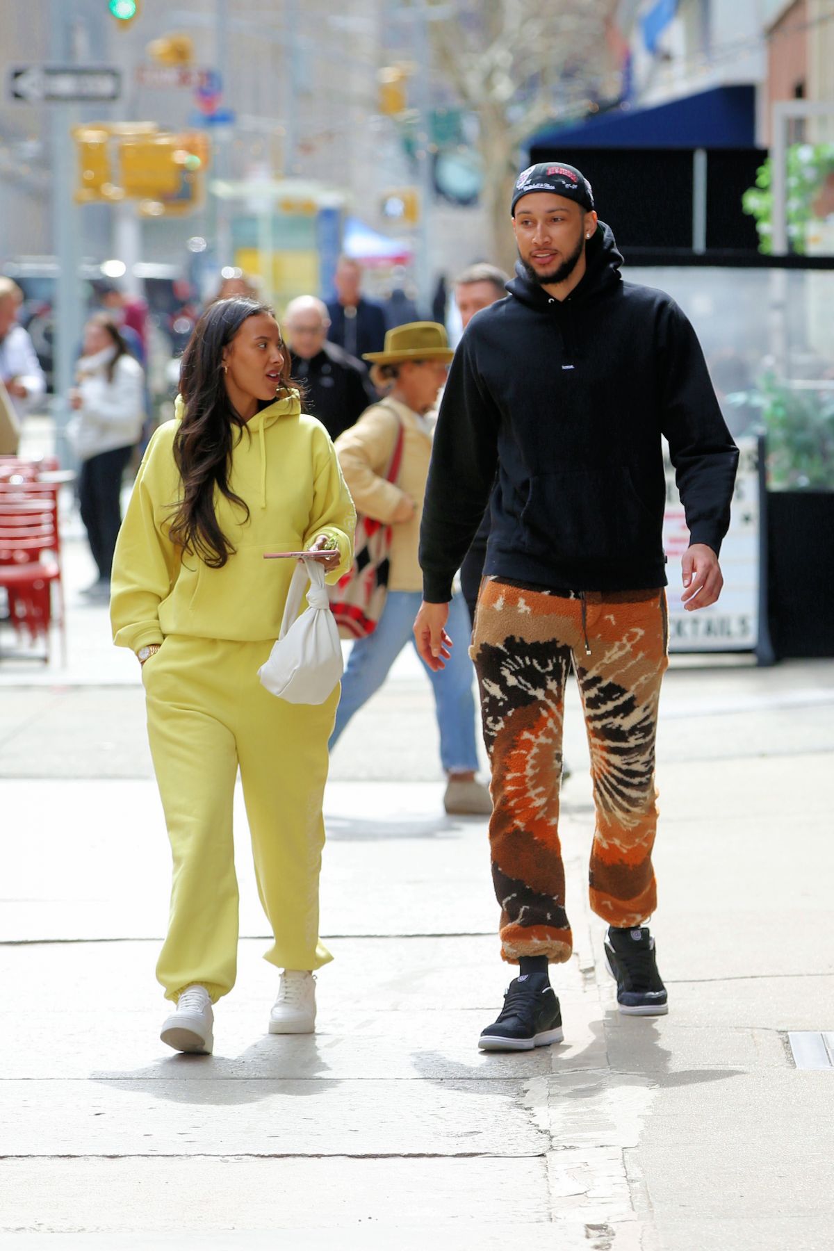 MAYA JAMA and Ben Simmon Out for Lunch Date at Edward’s in New York 04 ...