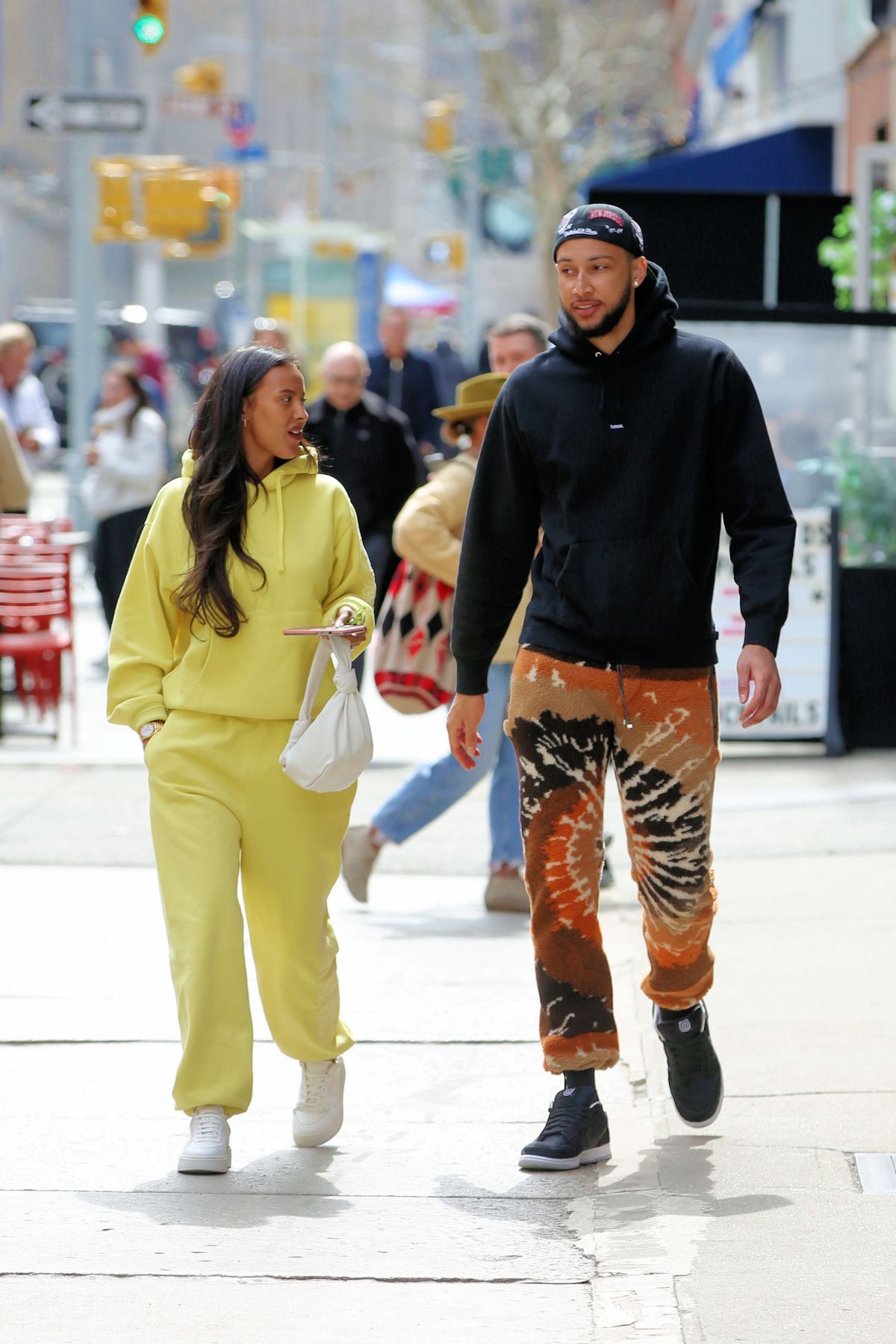 MAYA JAMA and Ben Simmon Out for Lunch Date at Edward’s in New York 04 ...
