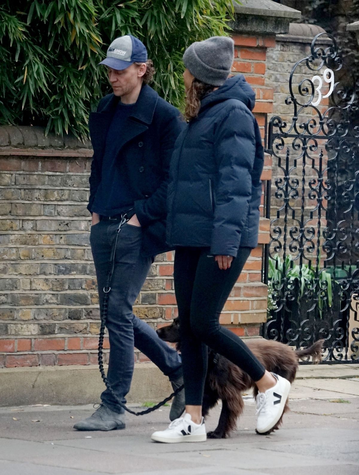 ZAWE ASHTON and Tom Hiddleston Out with Their Dog in London 04/29/2022 ...