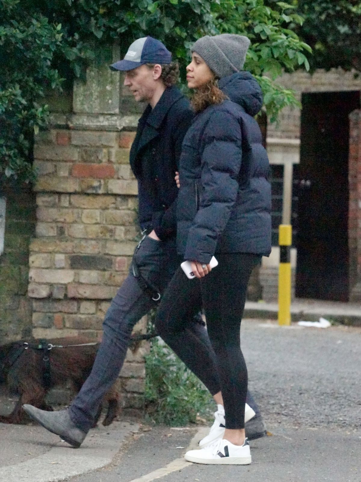 ZAWE ASHTON and Tom Hiddleston Out with Their Dog in London 04/29/2022 ...