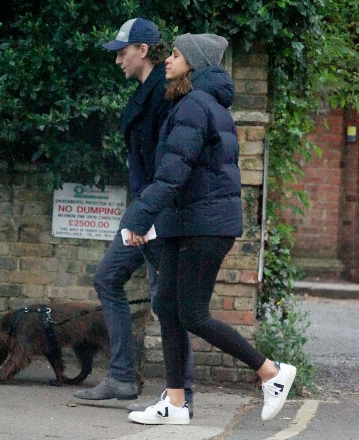 ZAWE ASHTON and Tom Hiddleston Out with Their Dog in London 04/29/2022 ...