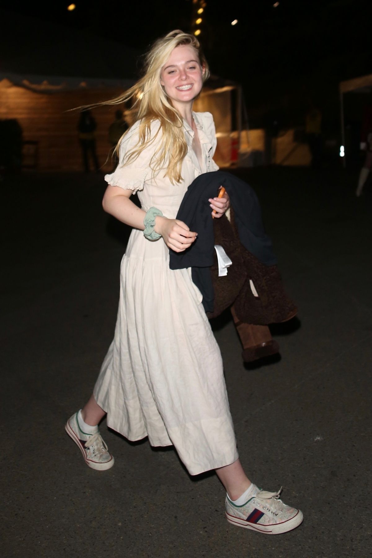 ELLE FANNING Leaves Haim Concert in Los Angeles 05/01/2022 – HawtCelebs