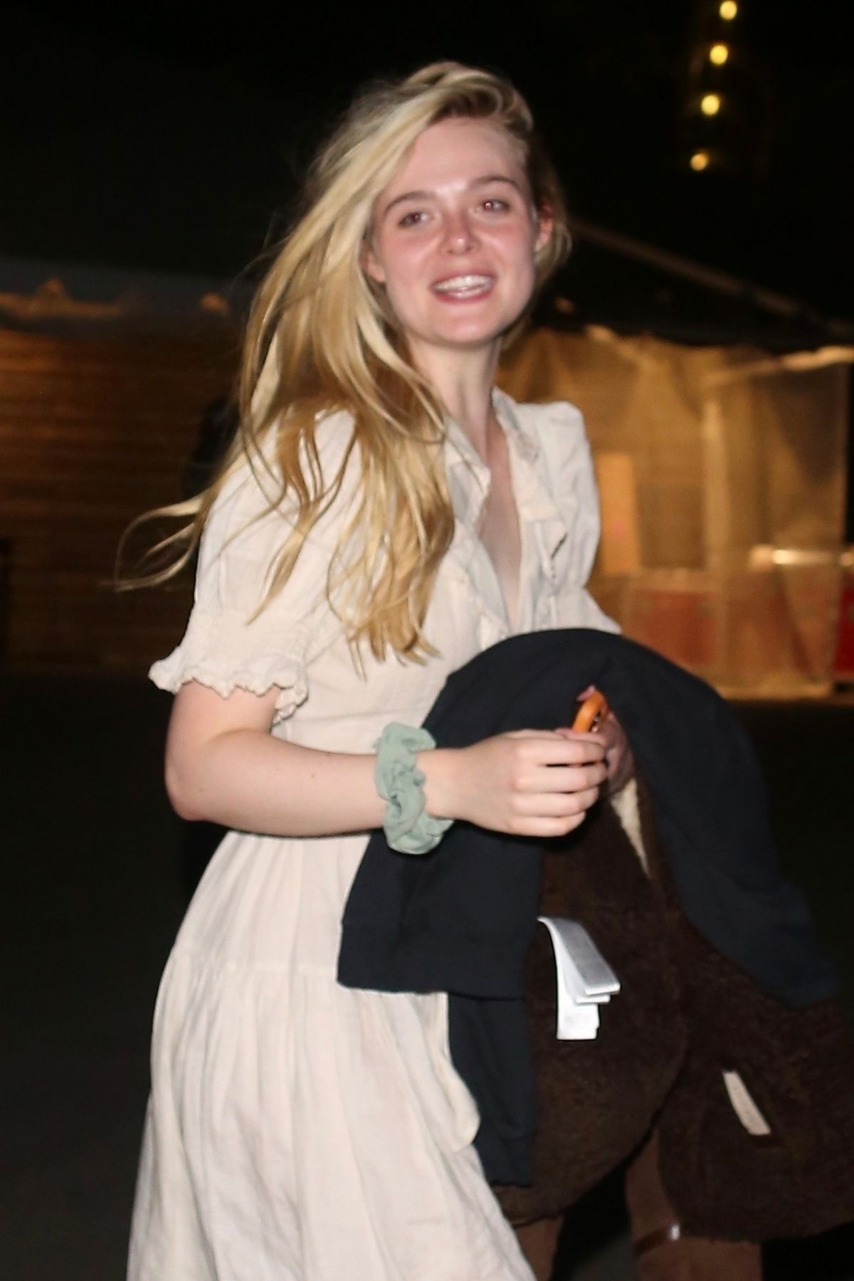 ELLE FANNING Leaves Haim Concert in Los Angeles 05/01/2022 – HawtCelebs