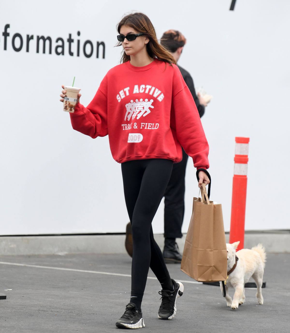 KAIA GERBER Out Hiking with Her Dog Milo in Los Angeles 06/06/2022 ...