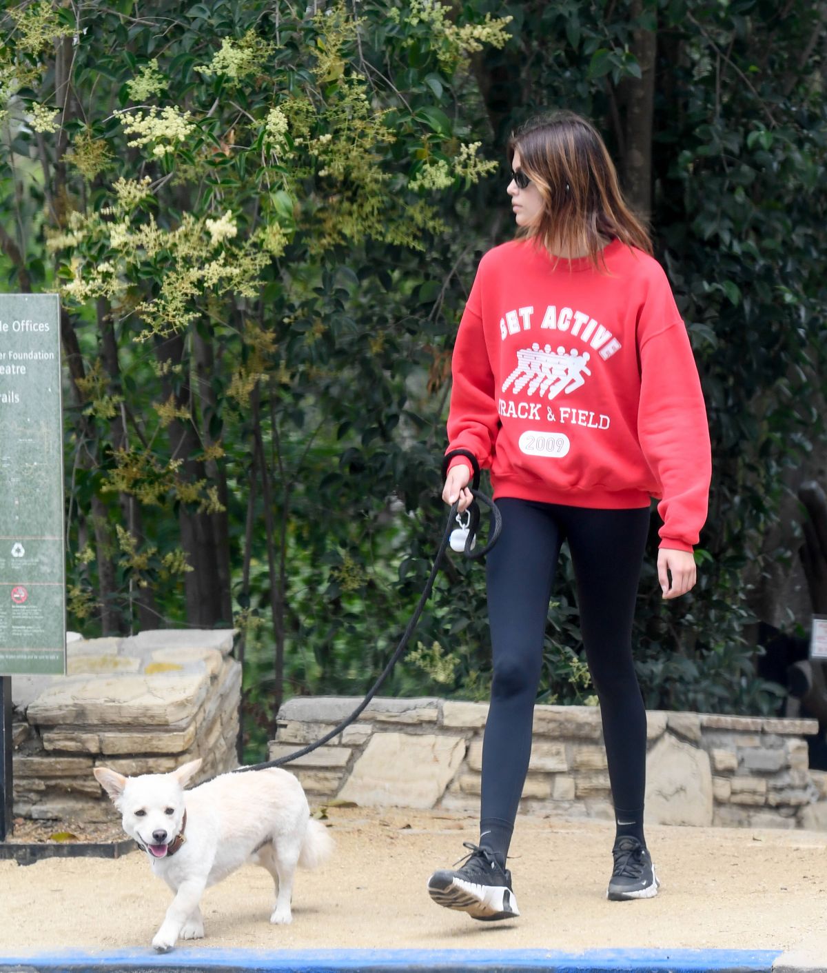KAIA GERBER Out Hiking with Her Dog Milo in Los Angeles 06/06/2022 ...