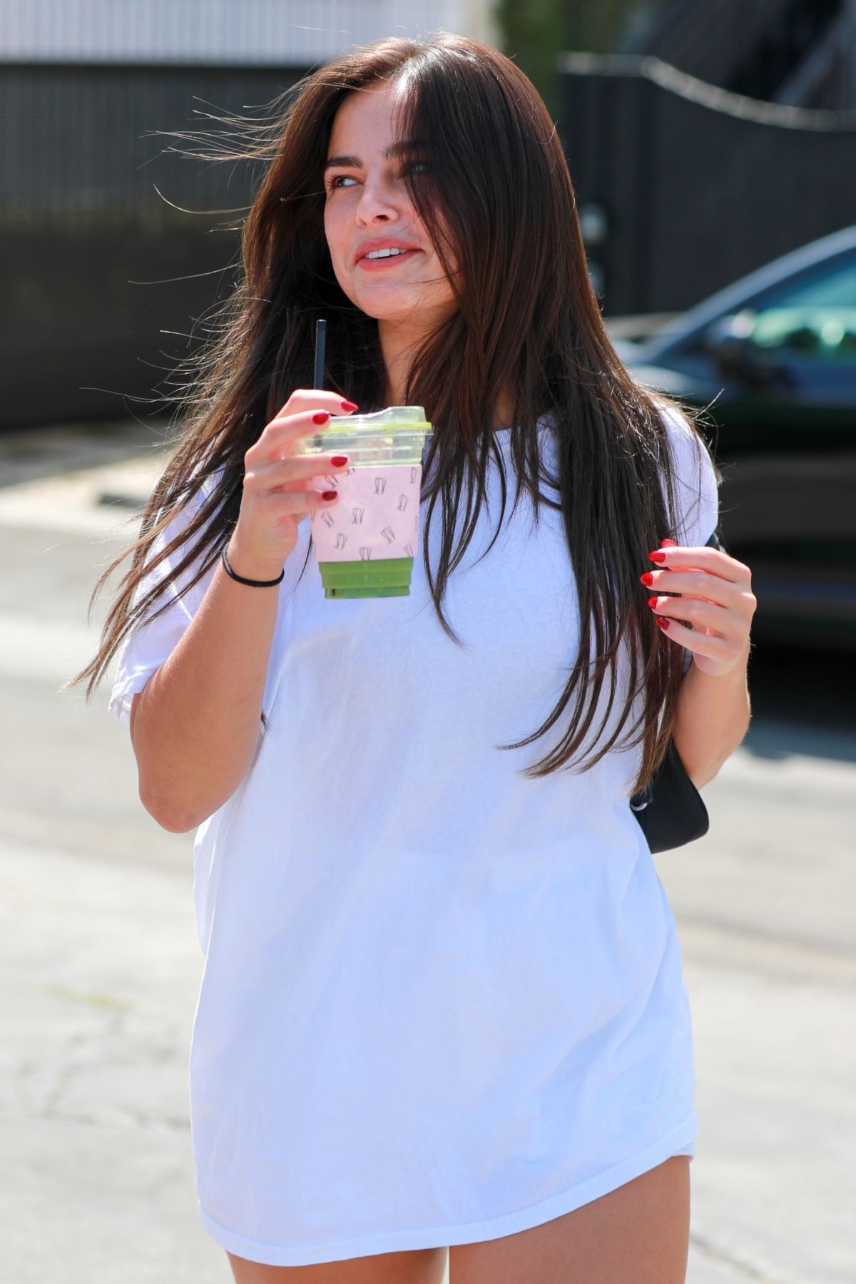 ADDISON RAE Out for Matcha Drink in West Hollywood 07/21/2022 – HawtCelebs