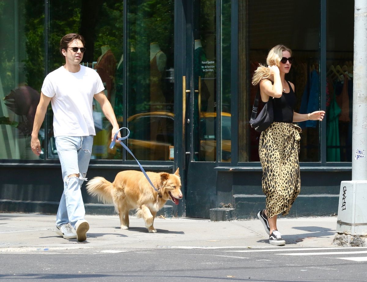 ANNABELLE WALLIS and Sebastian Stan Out in New York 07/16/2022 – HawtCelebs