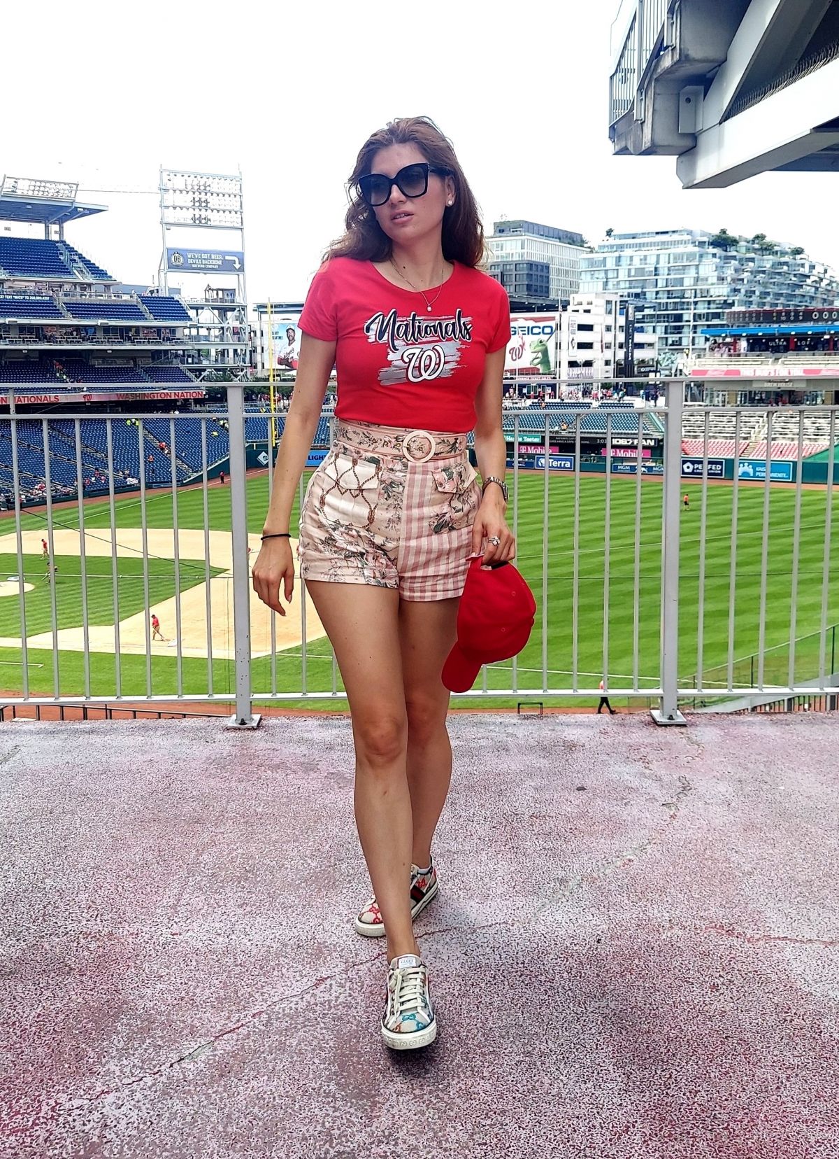 BLANCA BLANCO at Washington Nationals vs Seattle Mariners Game in ...