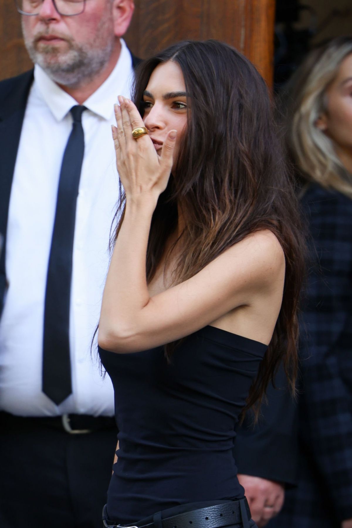 EMILY RATAJKOWSKI at Blenciaga Show at Paris Fashion Week 07/06/2022 ...