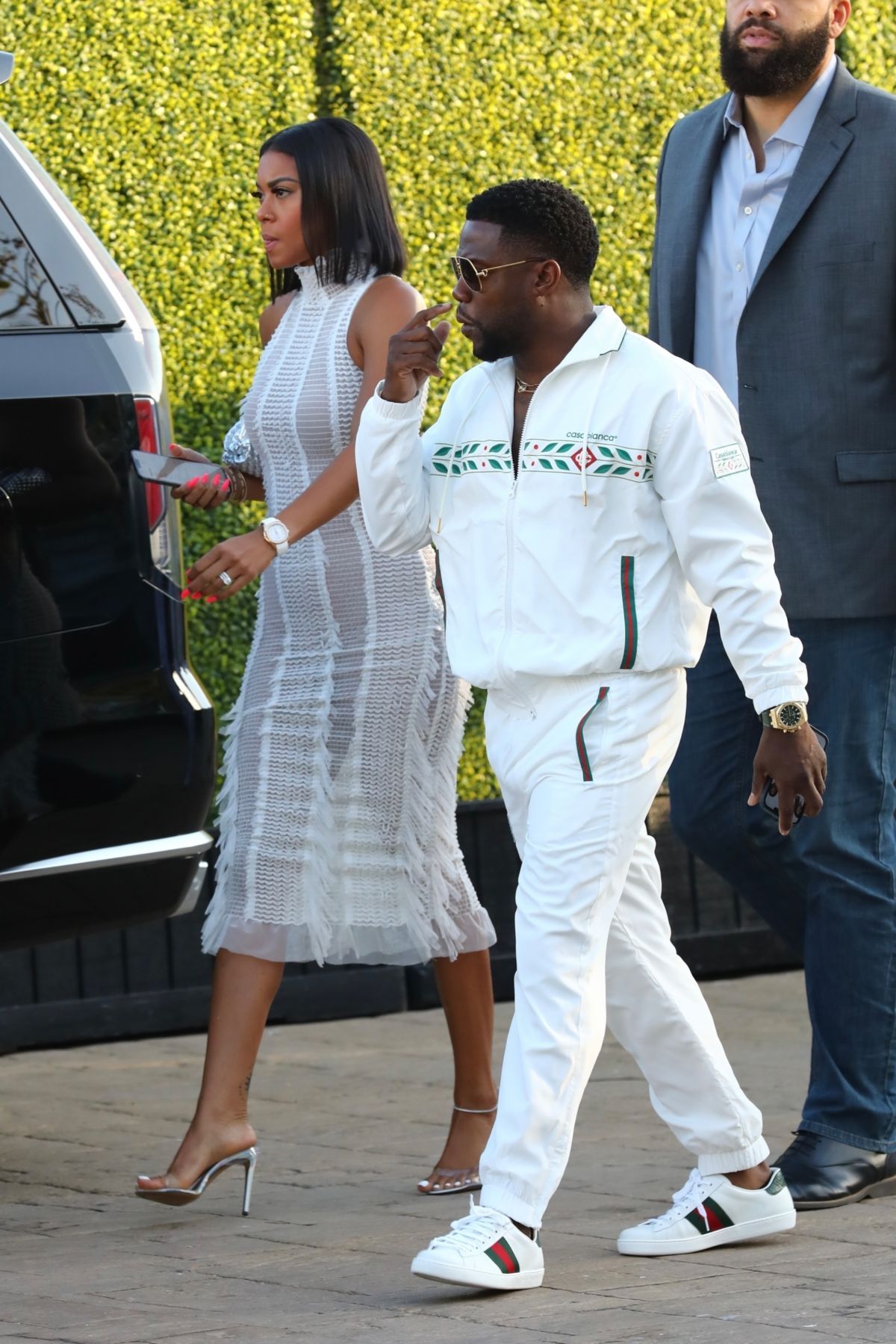 ENIKO PARISH and Kevin Hart Arrives to Bootsy Bellow Party at Nobu in ...