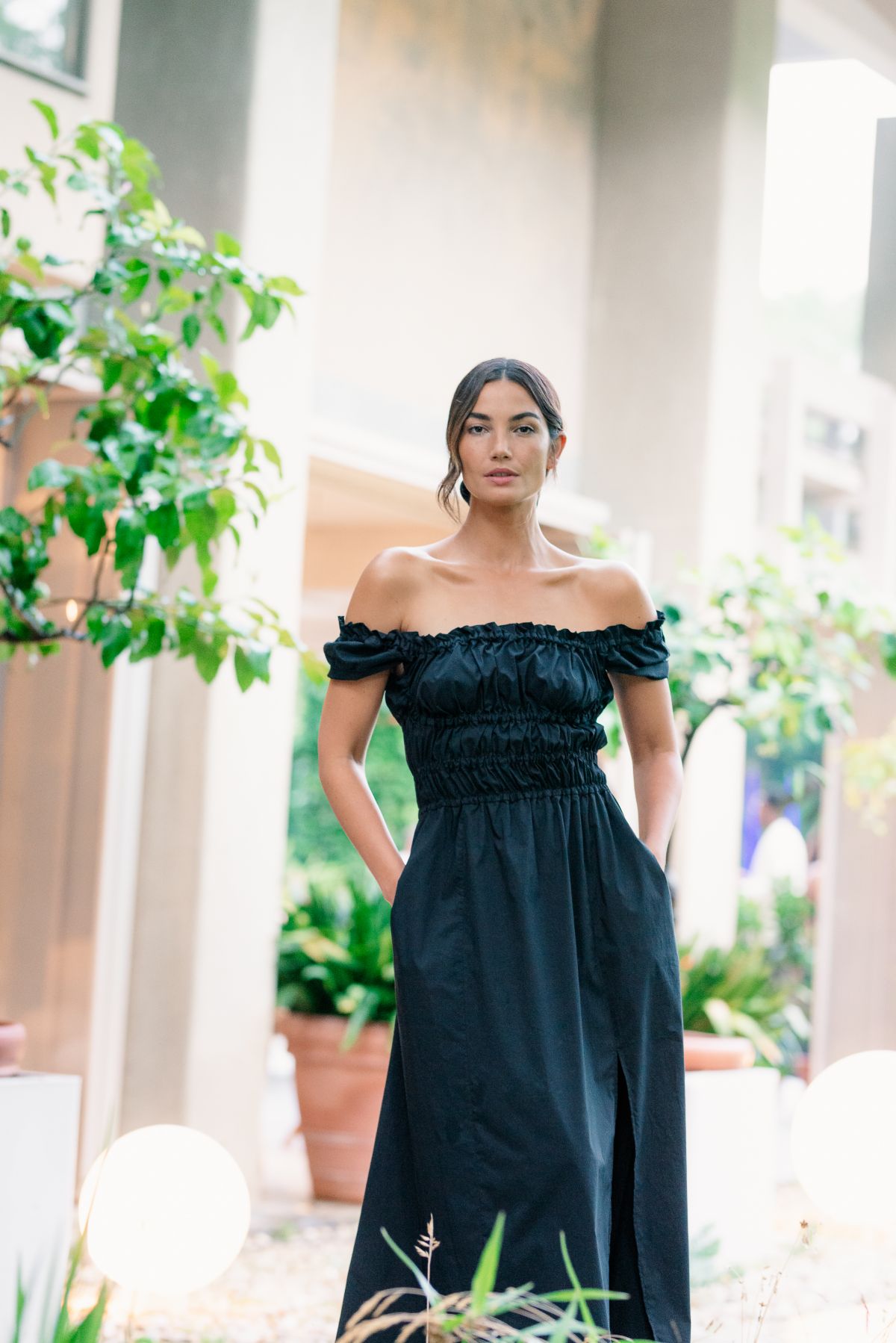 LILY ALDRIDGE at Luxury Stores at Amazon Celebrate U Beauty in New York ...