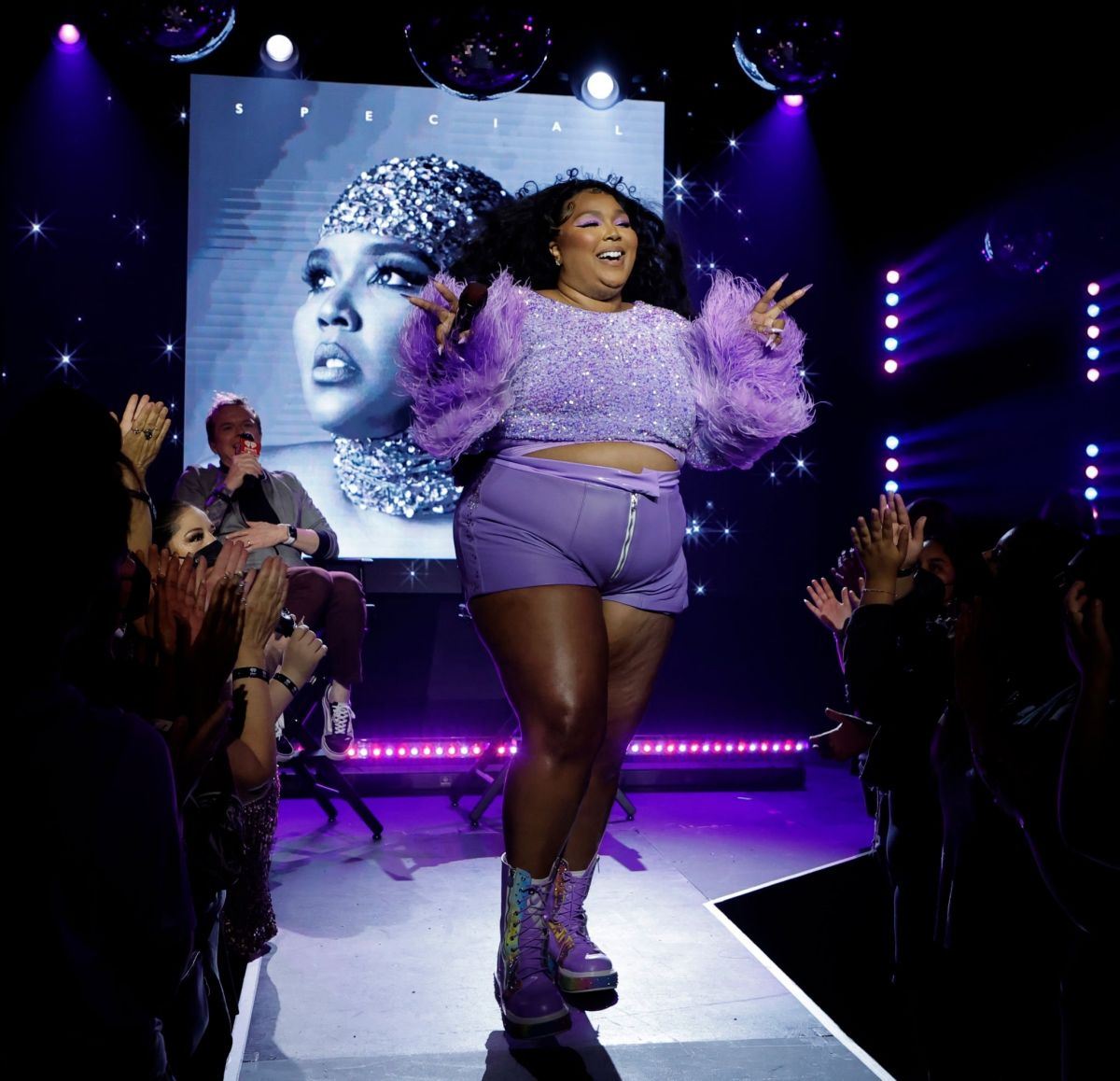 LIZZO Performs at Iheartradio Album Release Party with Lizzo at ...