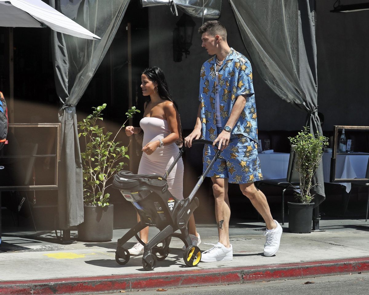 Pregnant KATYA ELISE HENRY and Tyler Herro Out with Their Baby in in ...