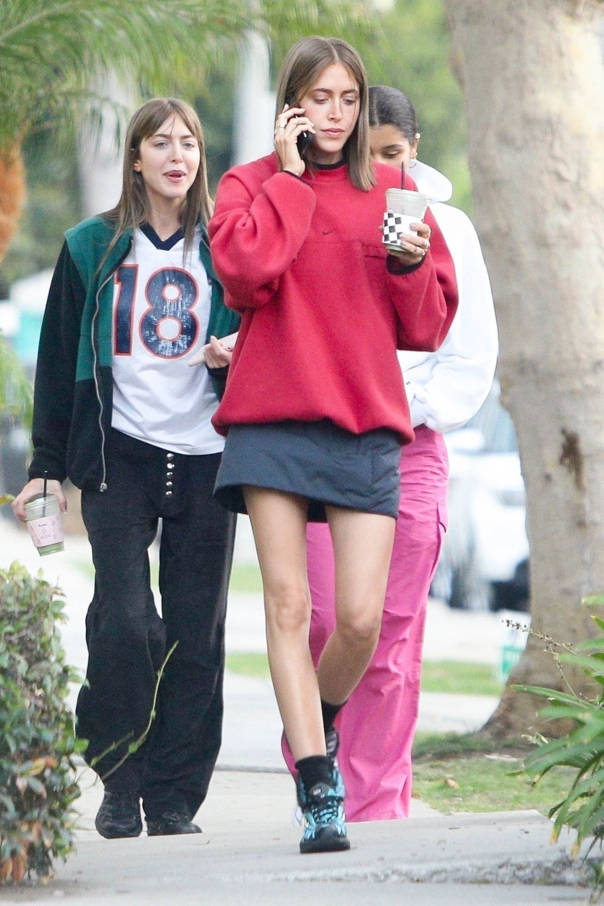 SIMI and HAZE KHADRA Out with a Friend in West Hollywood 07/24/2022 ...