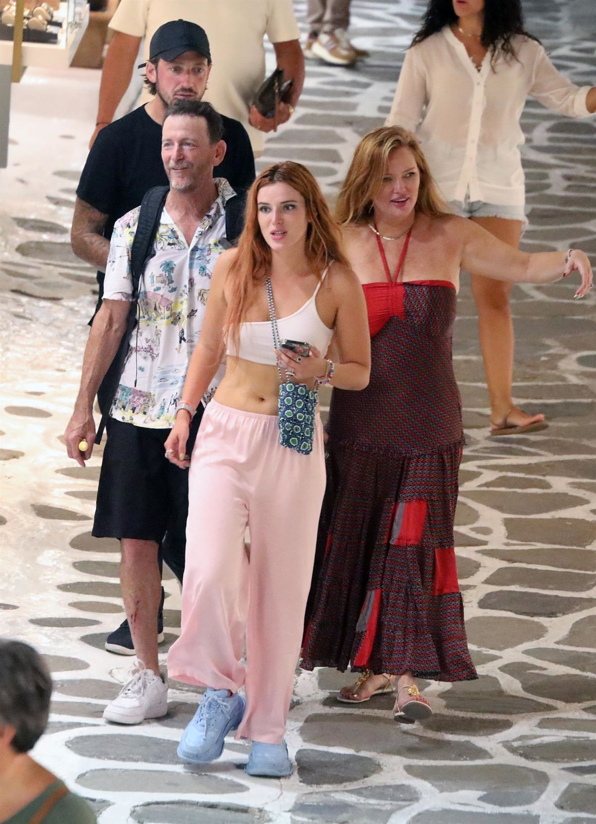 BELLA THORNE Out with New Beau and Her Mother in Mykonos 08/28/2022 ...