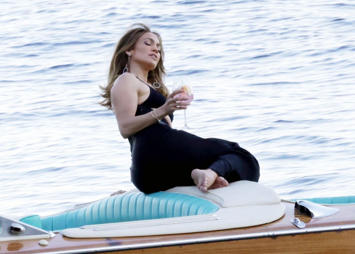 JENNIFER LOPEZ at a Photoshoot on the Boat in Capri 08/01/2022 – HawtCelebs