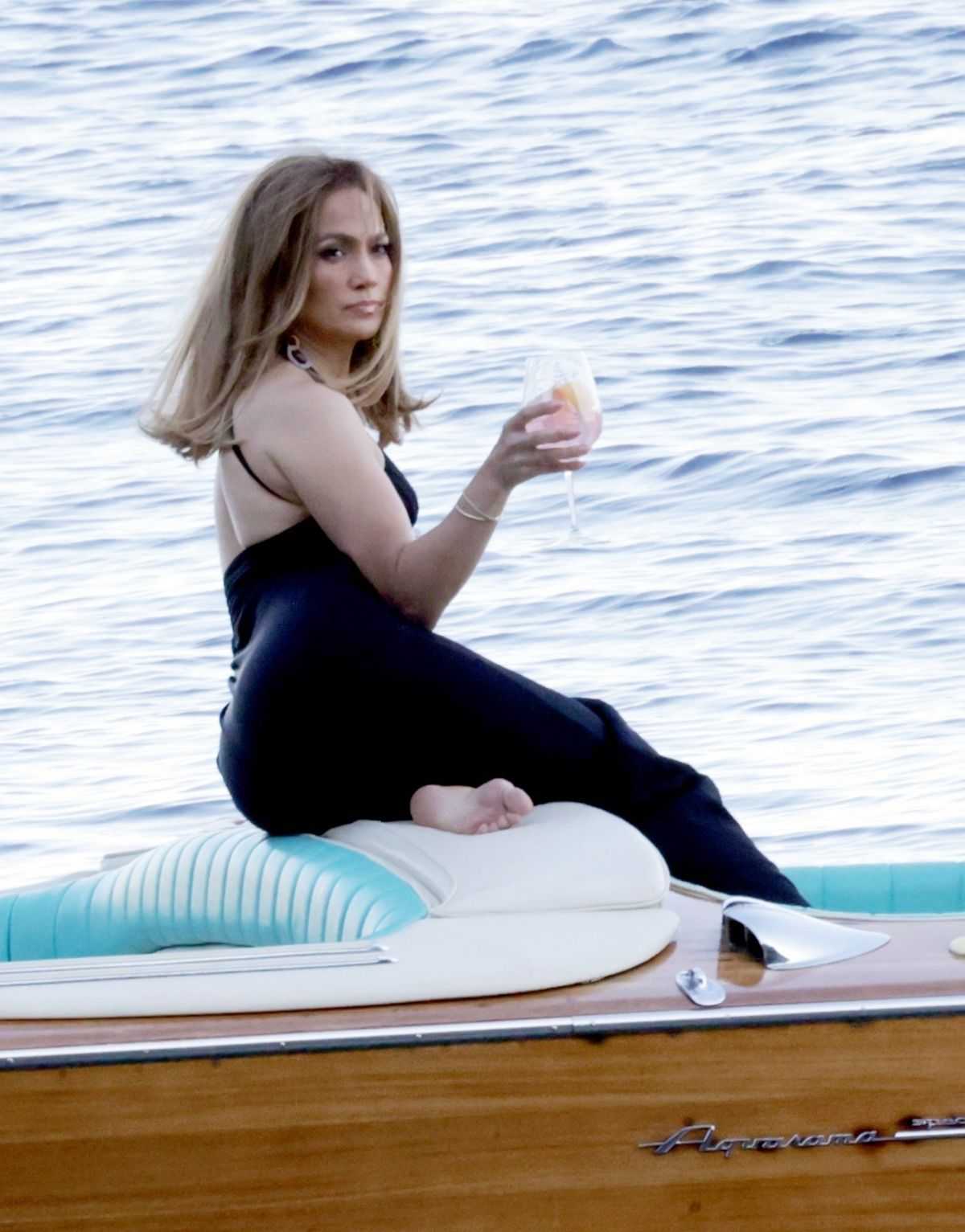 JENNIFER LOPEZ at a Photoshoot on the Boat in Capri 08/01/2022 – HawtCelebs