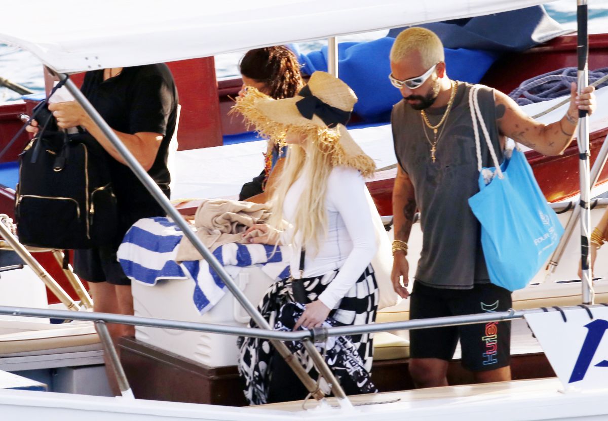 MADONNA at a Boat Trip in Taormina in Sicily 08/21/2022 – HawtCelebs
